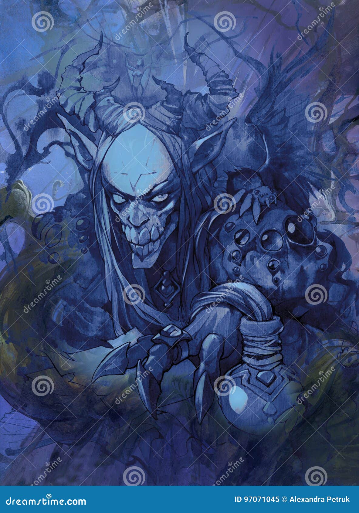 Esoteric composition stock illustration. Illustration of mythology ...