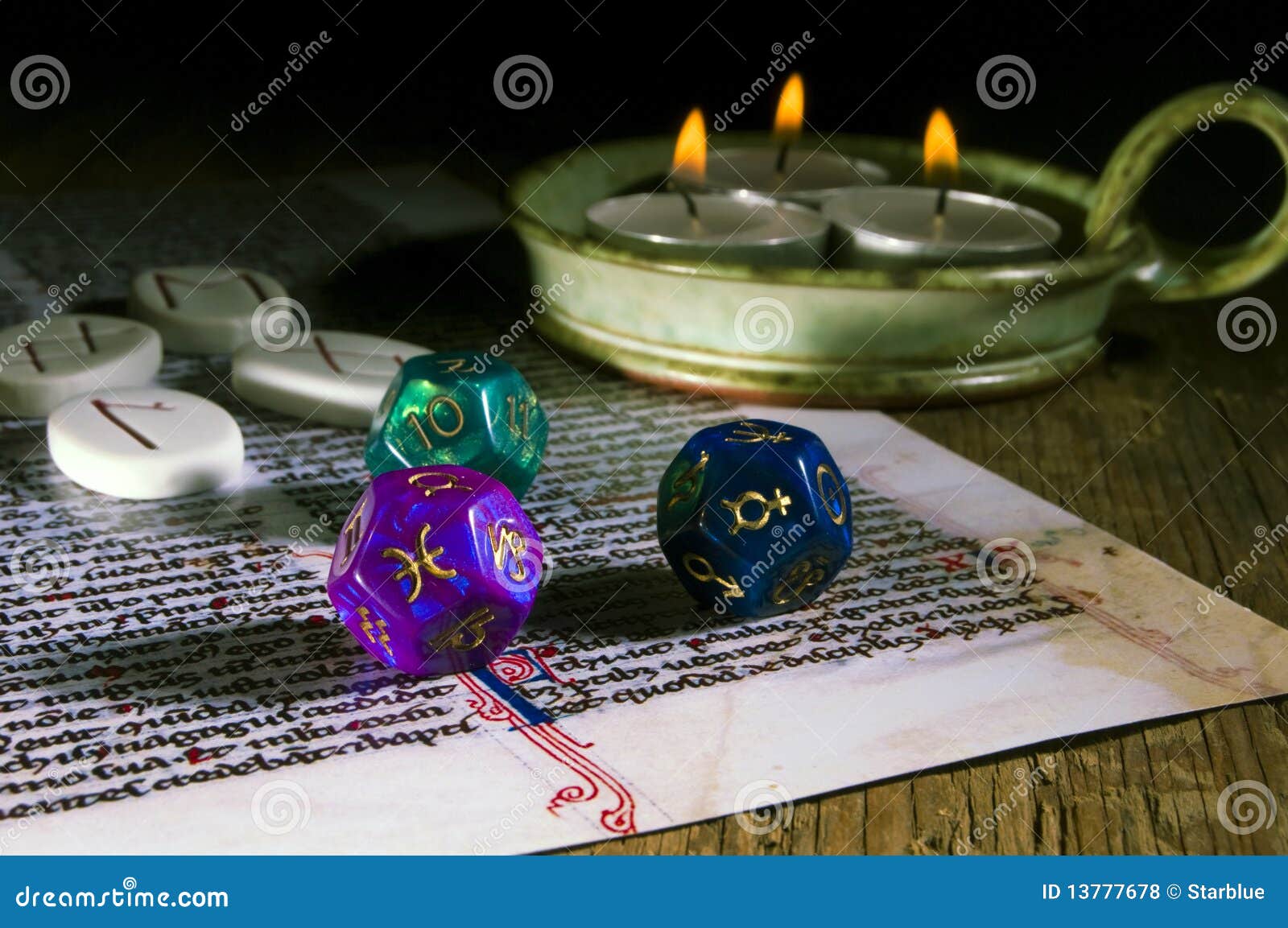 Esoteric divination stock photo. Image of dice, astrological - 13777678