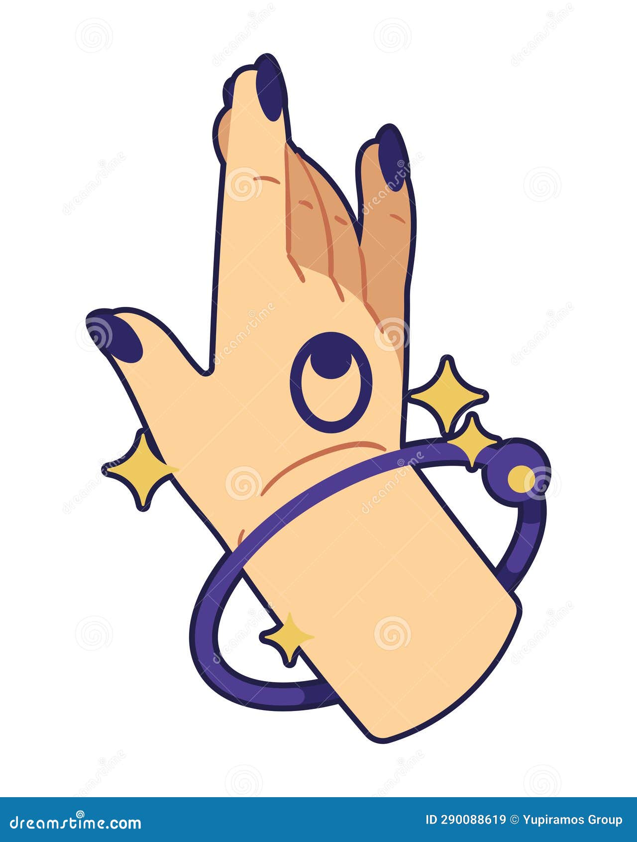 Esoteric hand design stock illustration. Illustration of alchemy ...