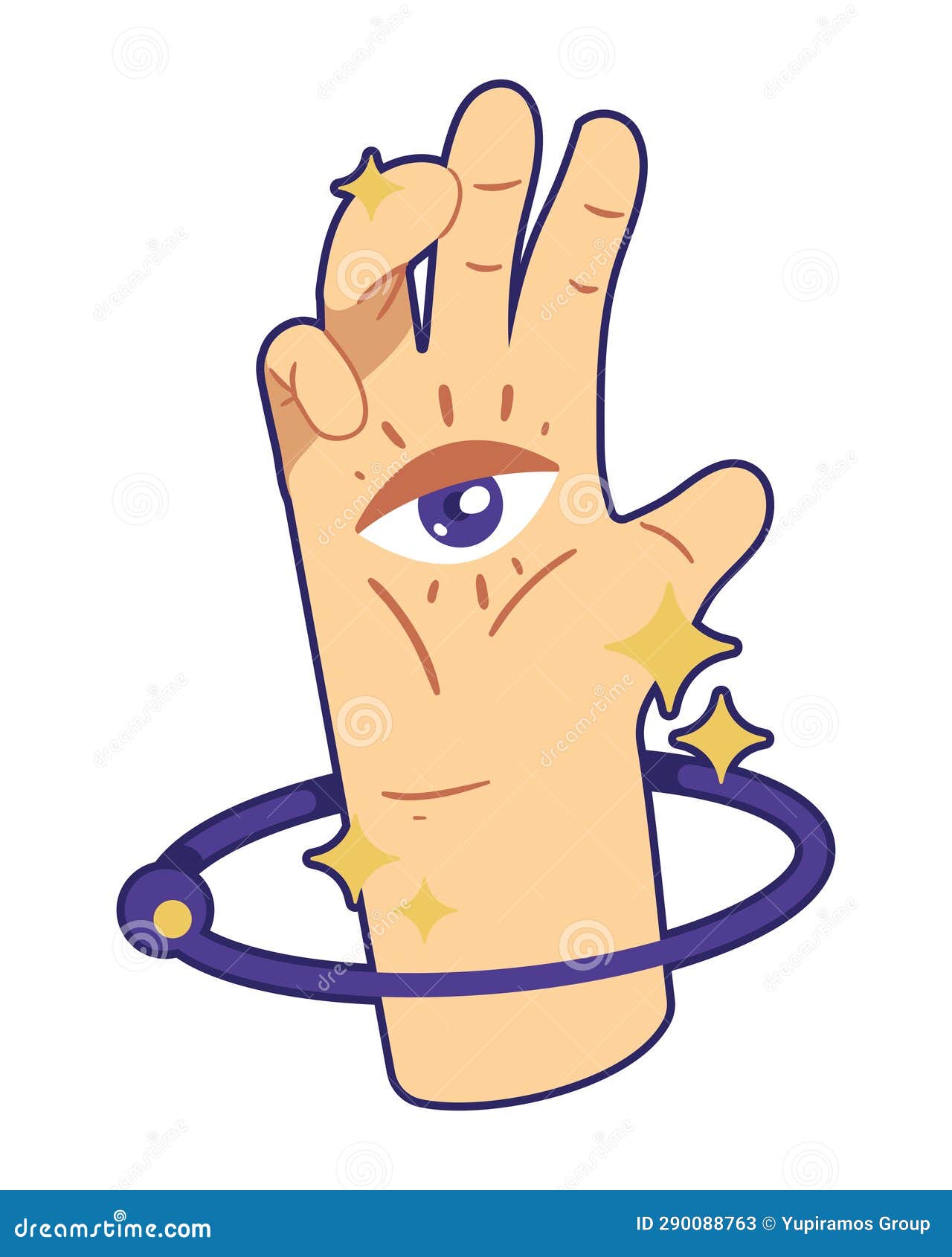 Esoteric hand illustration stock illustration. Illustration of design ...