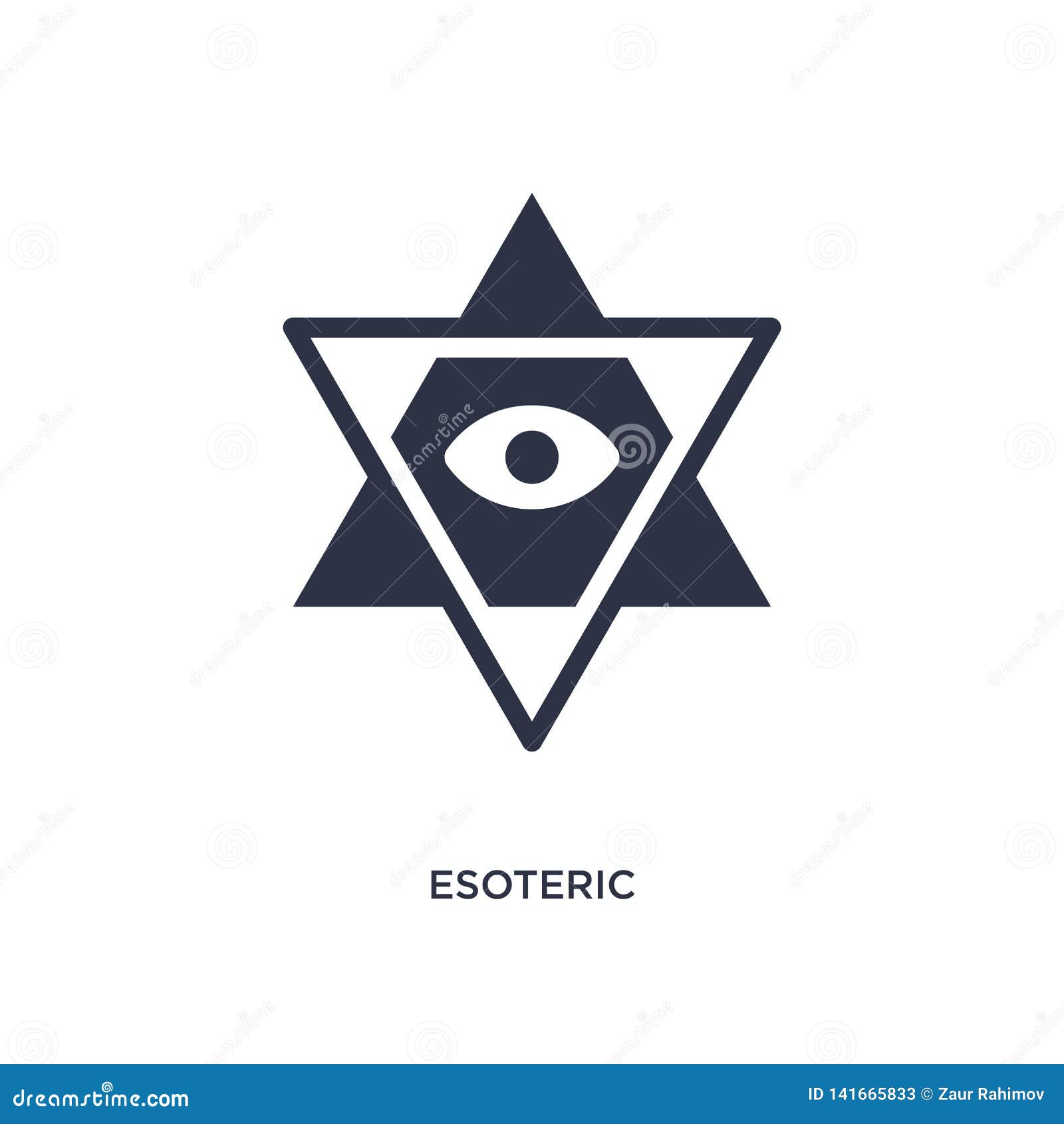Esoteric Icon on White Background. Simple Element Illustration from ...