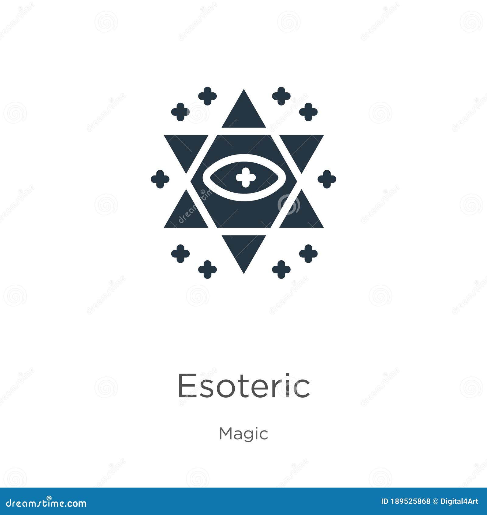 Esoteric Icon Vector. Trendy Flat Esoteric Icon from Magic Collection ...