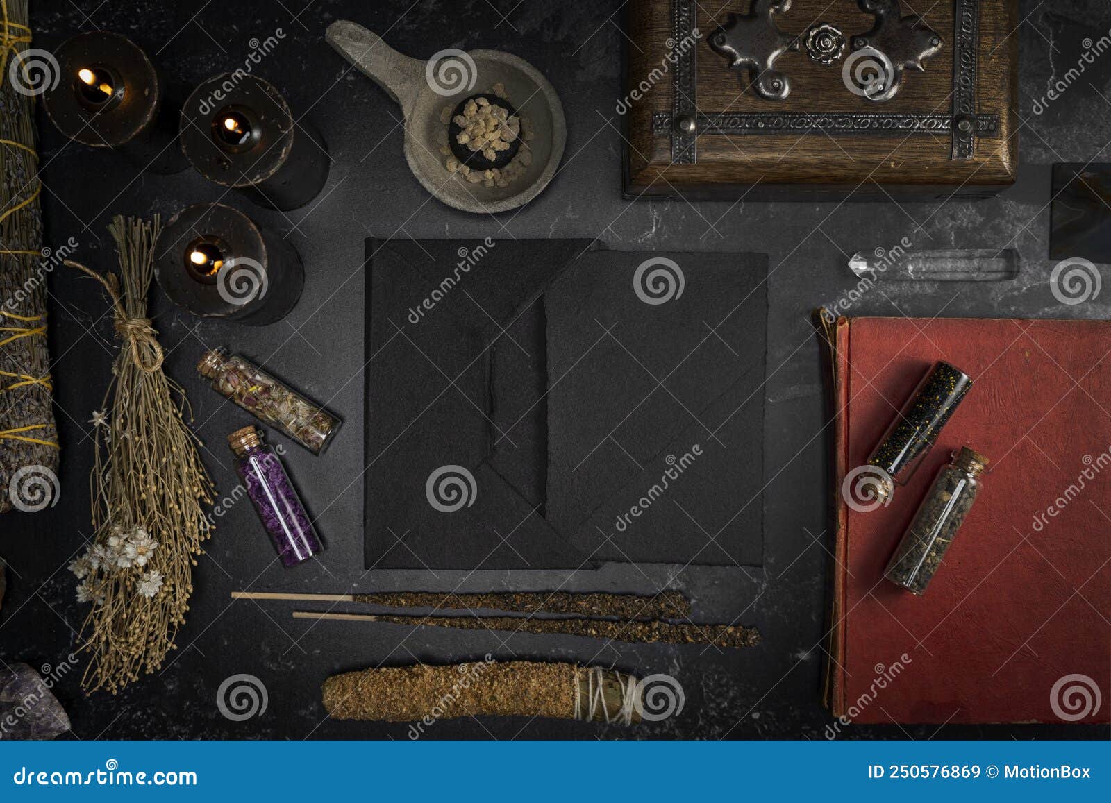 Esoteric, Mystique and Magic Flat Lay with Copy Space Stock Image ...