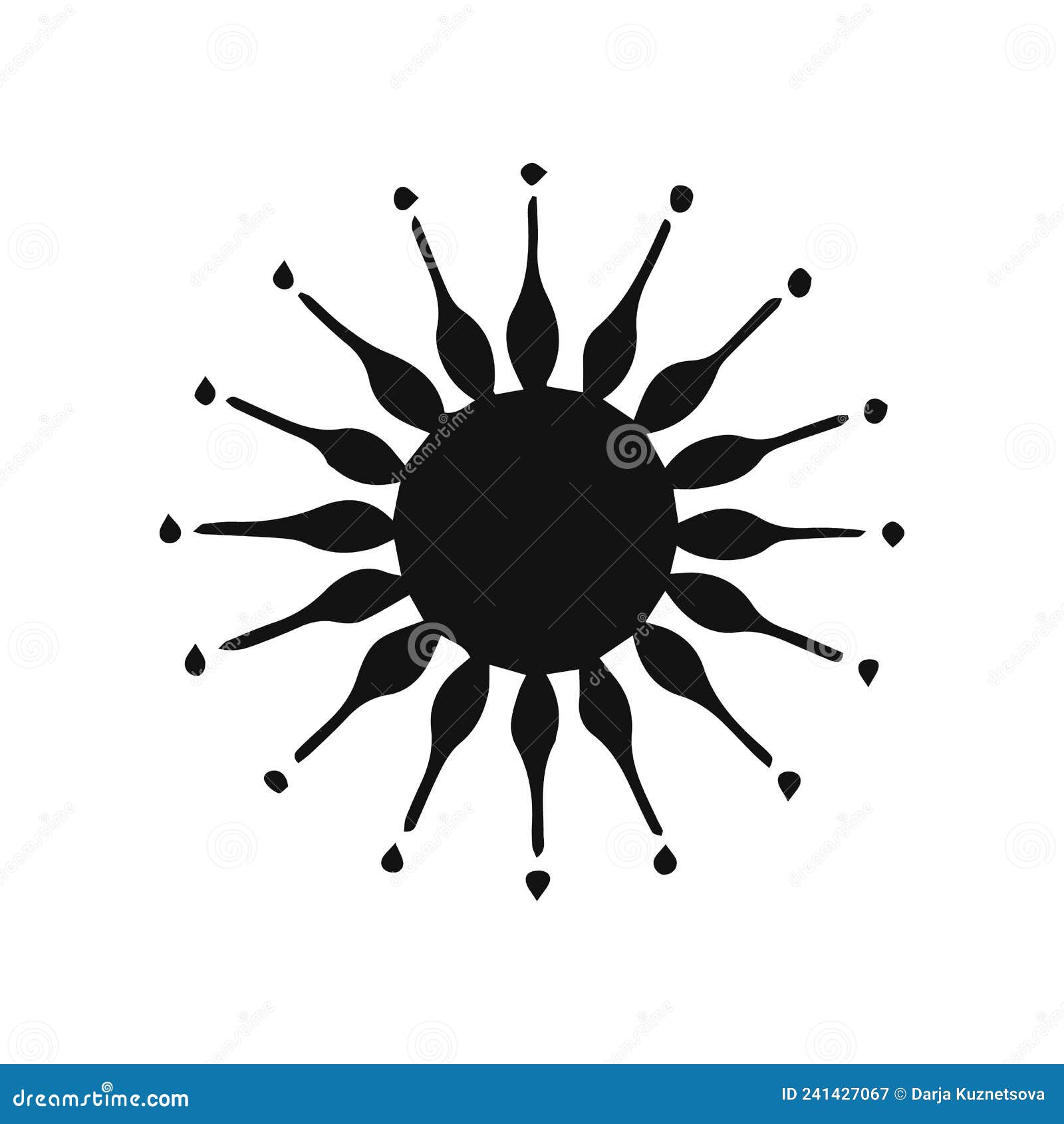 Esoteric Symbols Sun. Alchemy Mystical Magic Elements for Prints ...