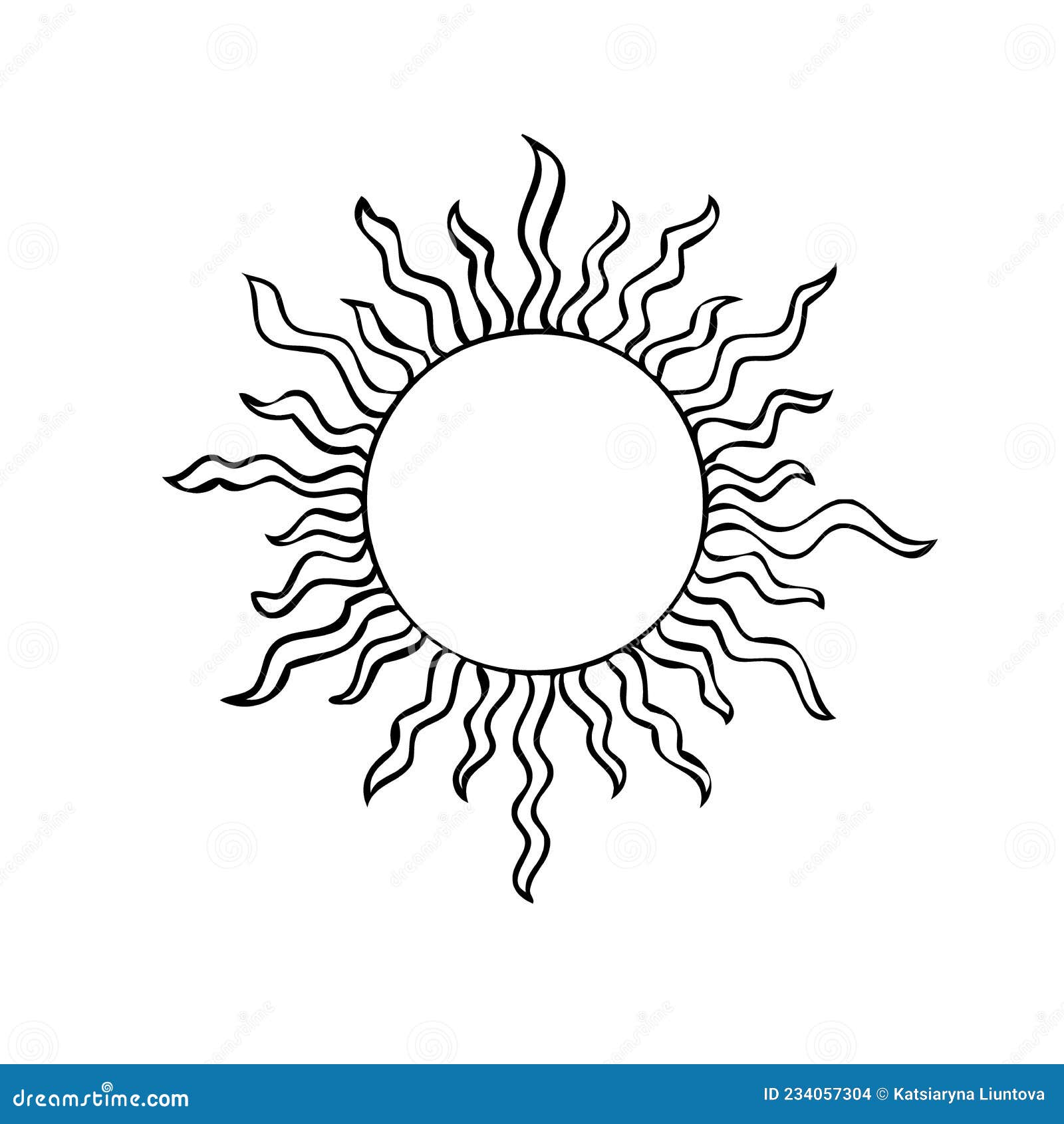 Esoteric Symbols of the Sun. Celestial Signs Stock Vector ...