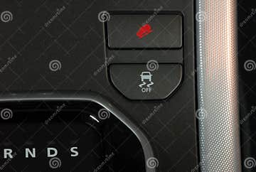 Esp Board Button, Downhill Assist Control Button Stock Image - Image of ...