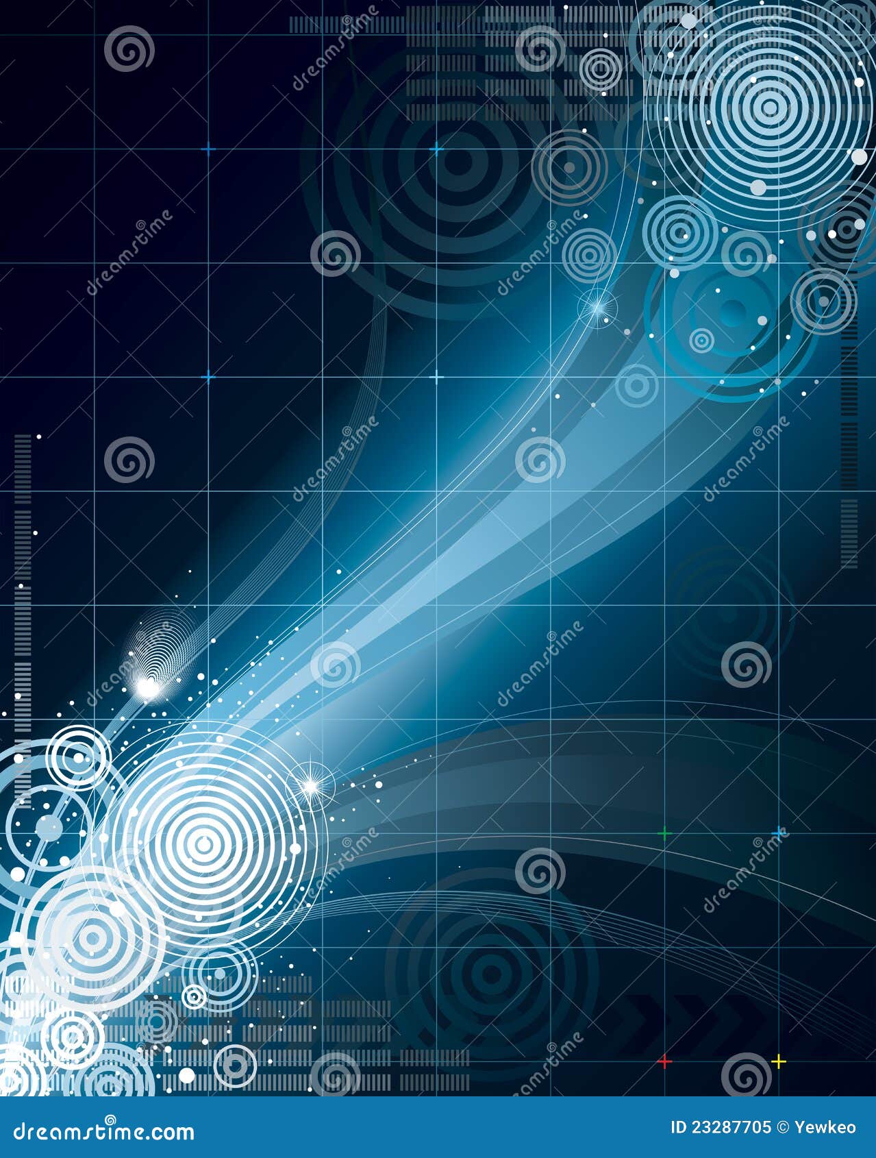 Espacio abstracto ilustración del vector. Ilustración de futurista ...