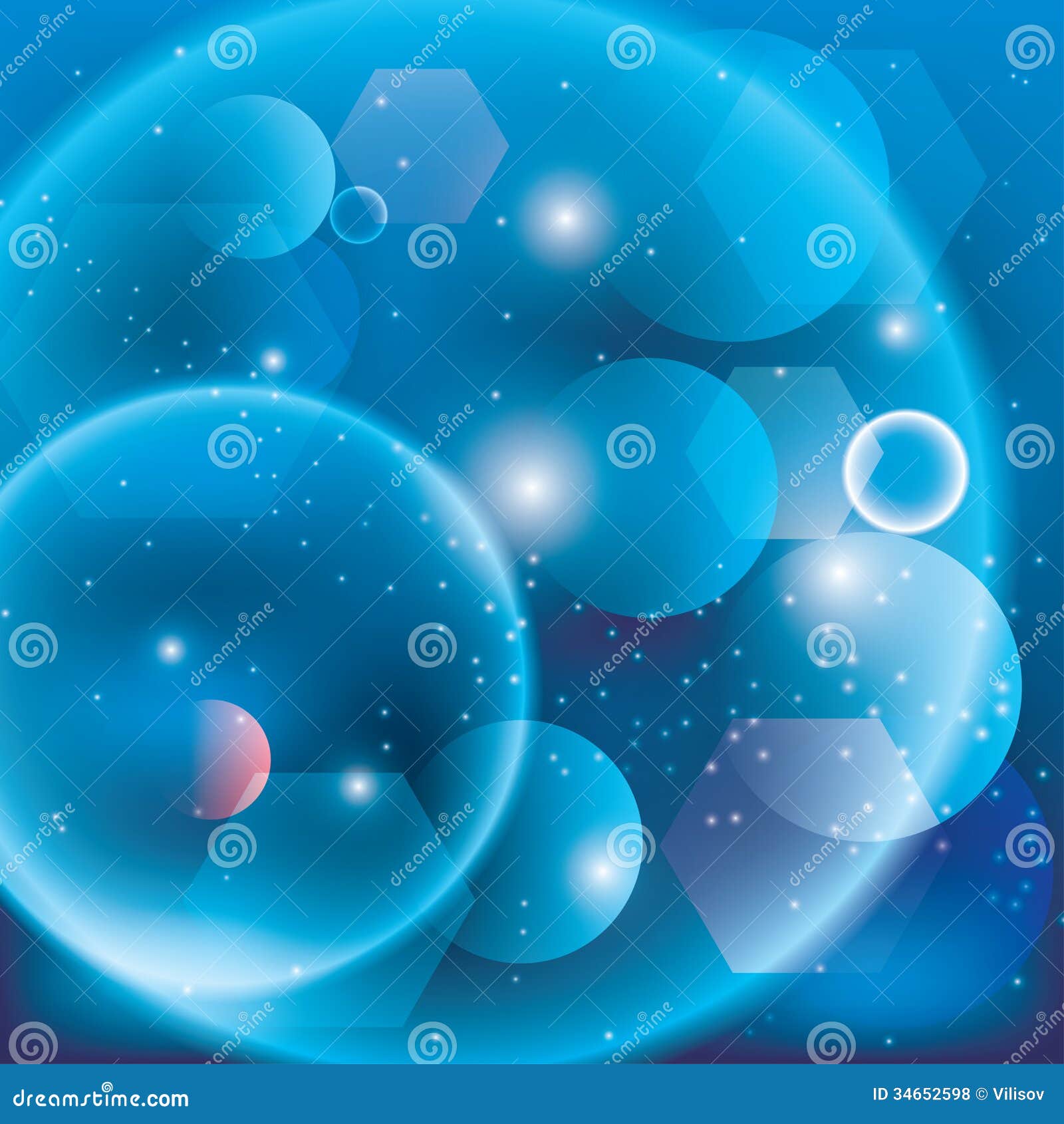 Espacio abstracto ilustración del vector. Ilustración de interminable ...