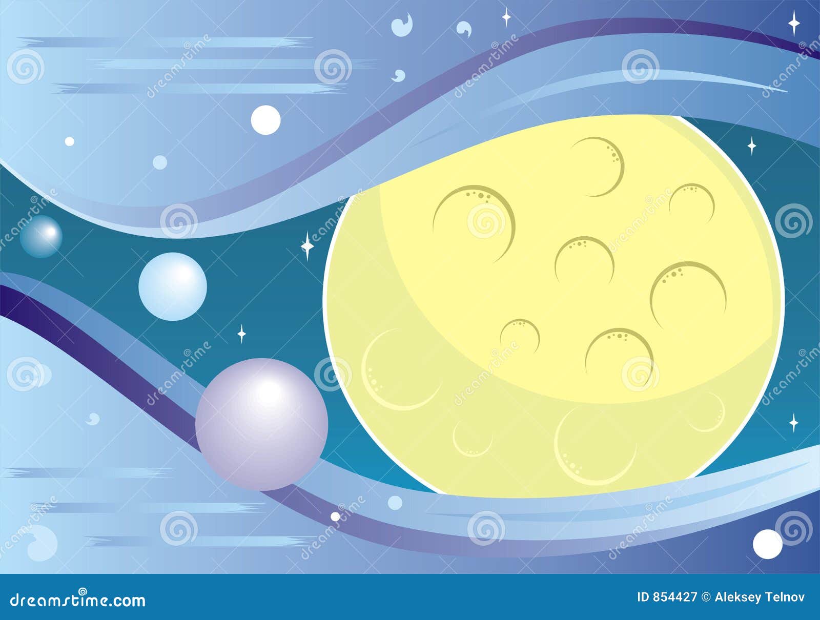 Espacio del fondo, vector ilustración del vector. Ilustración de arte ...