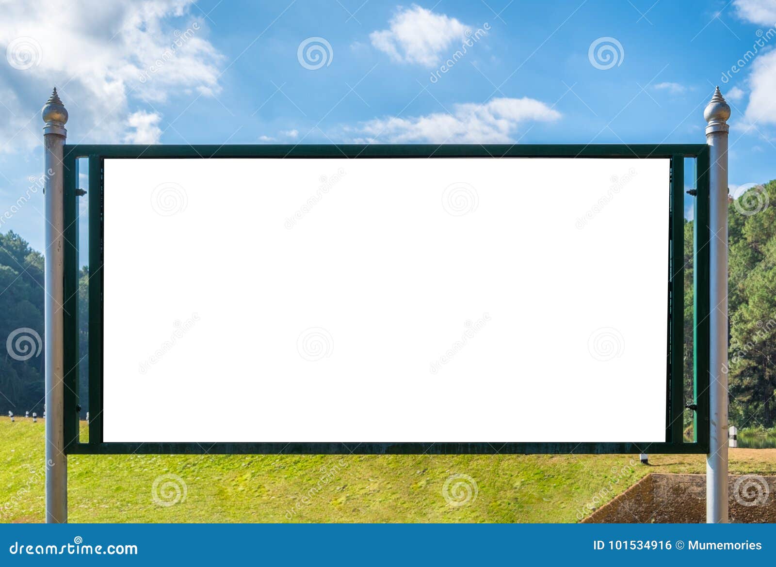 Espacio En Blanco Blanco Del Letrero Grande Foto de archivo - Imagen de ...