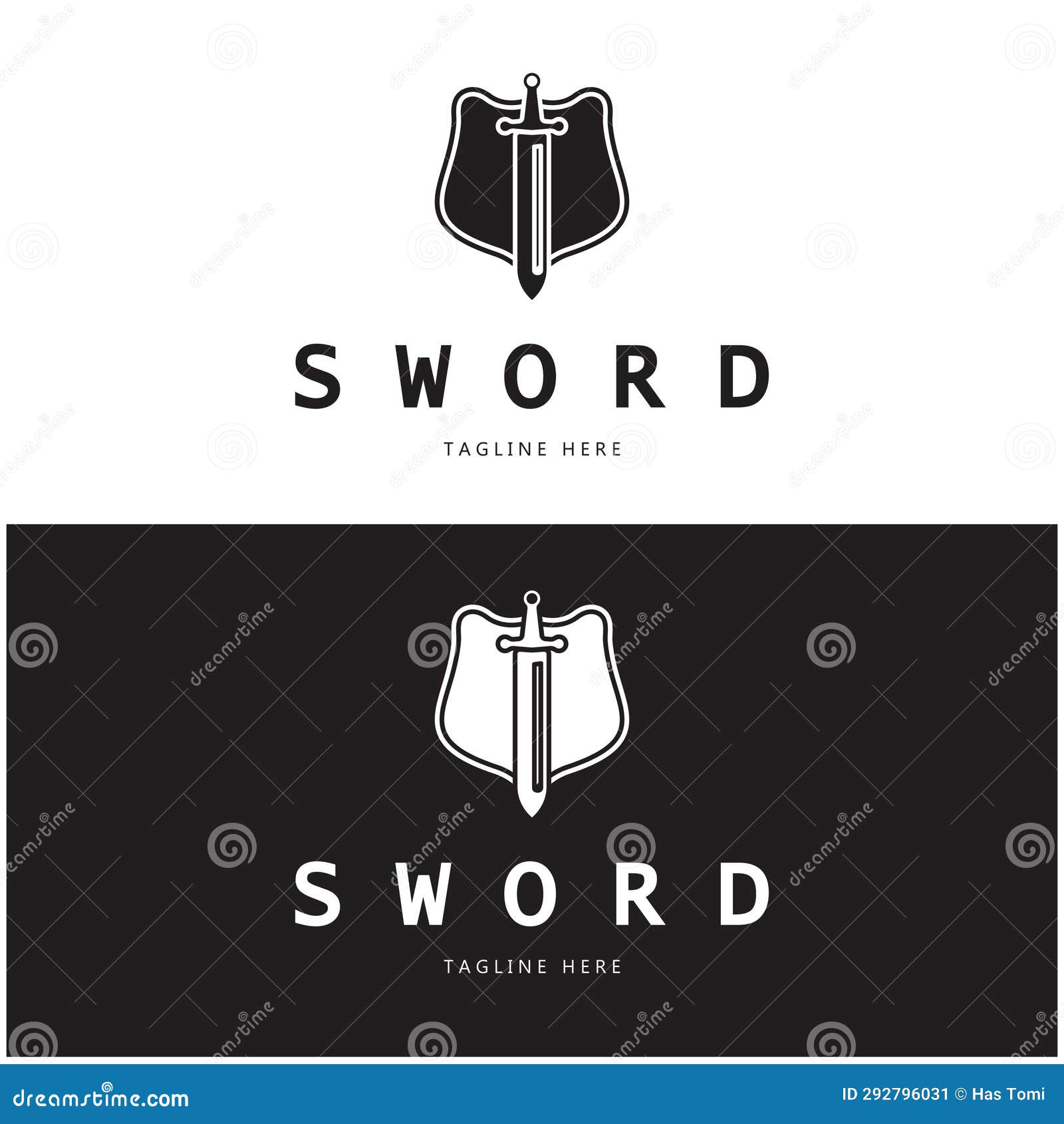 Espada Con Alas E Imagen De Vector Rey Ilustración del Vector ...