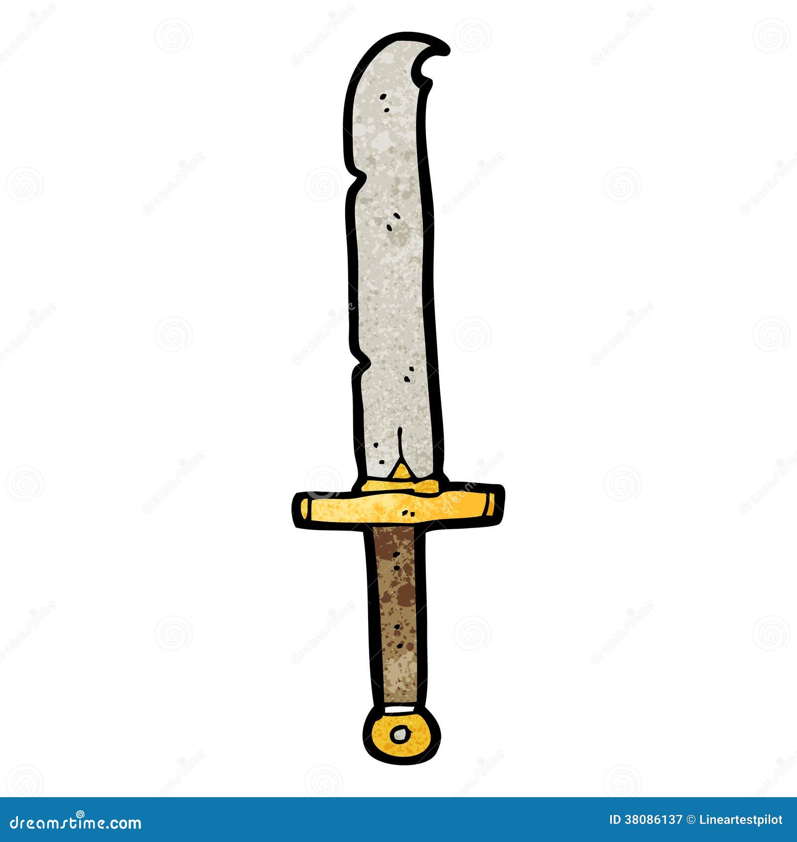 Espada Dos Desenhos Animados Ilustração do Vetor - Ilustração de ...