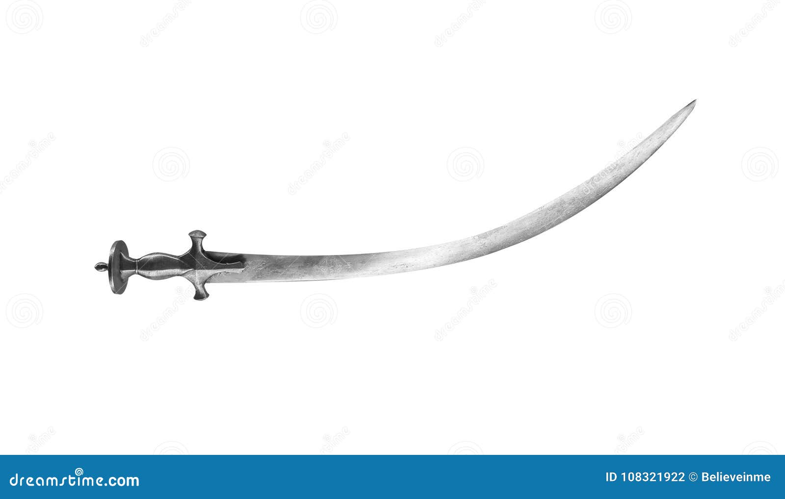 Espada O Sable Aislado En El Fondo Blanco Foto de archivo - Imagen de ...