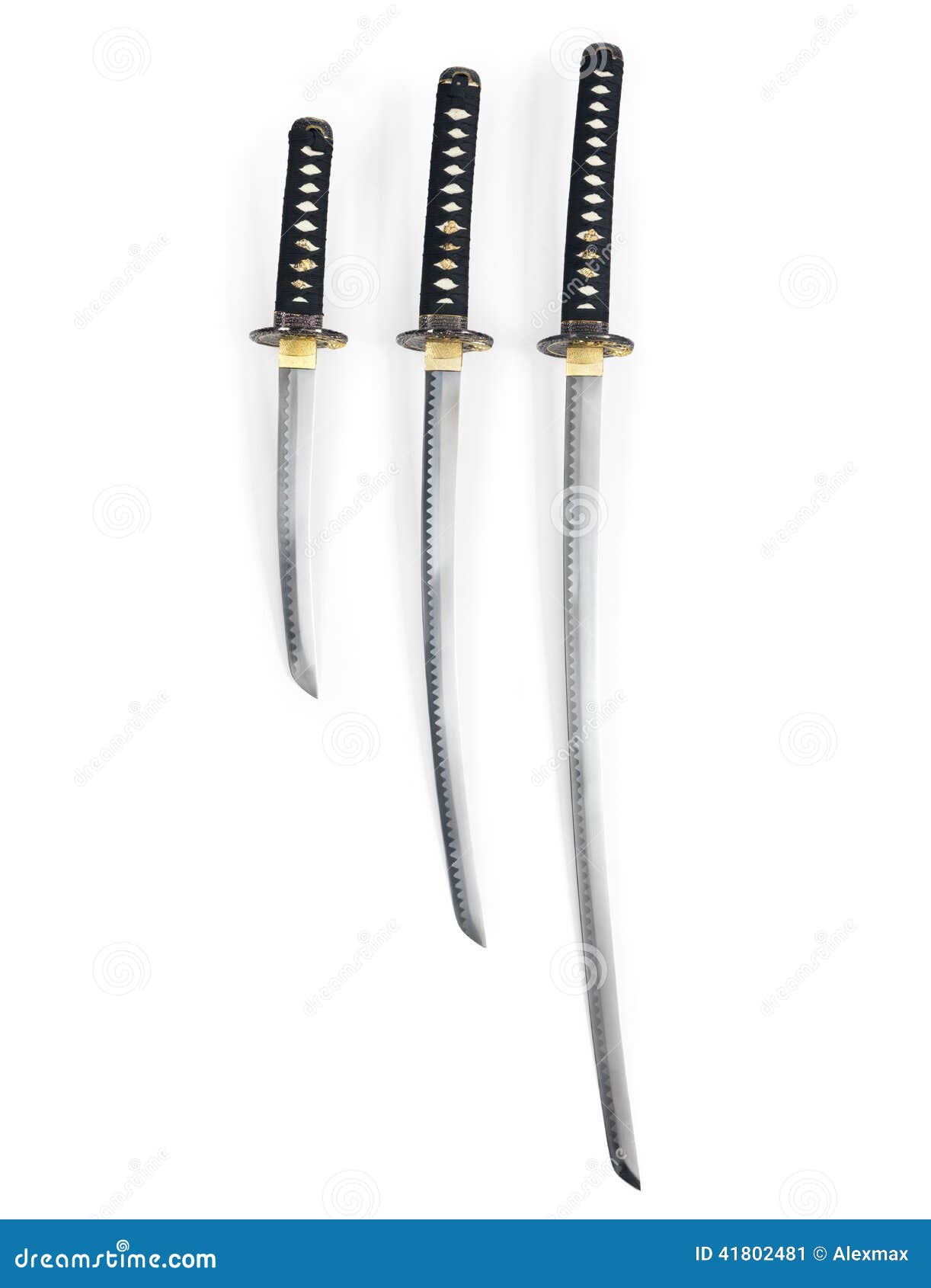 Espadas Japonesas Del Katana Imagen de archivo - Imagen de salir, corte ...