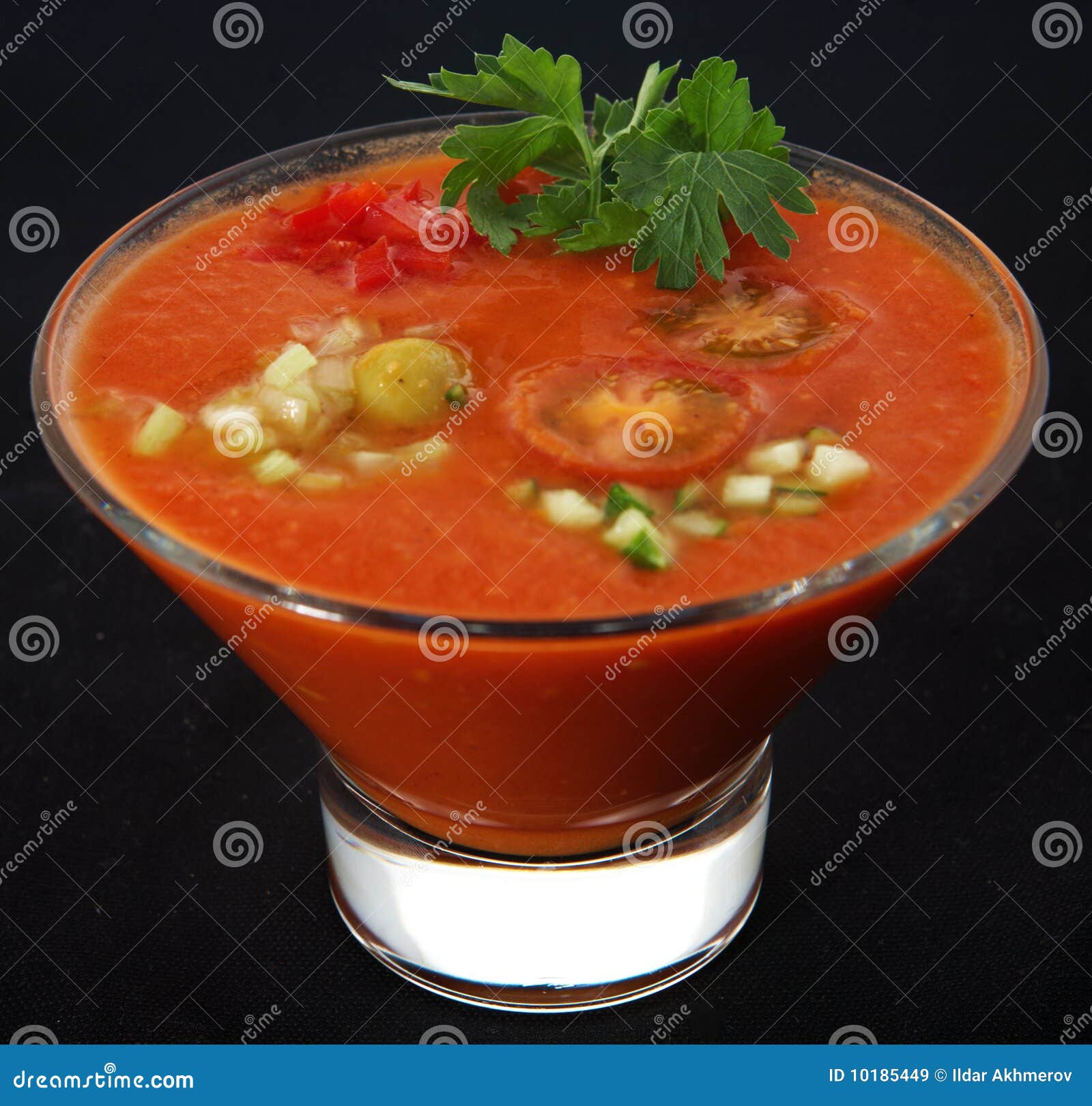 Espagnol Froid De Potage De Gaspacho Image stock - Image du nourriture ...