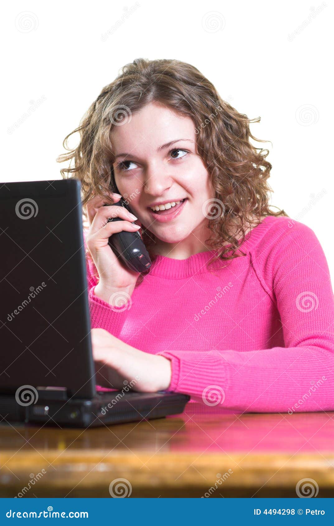 Espalhar boatos foto de stock. Imagem de menina, encaracolado - 4494298