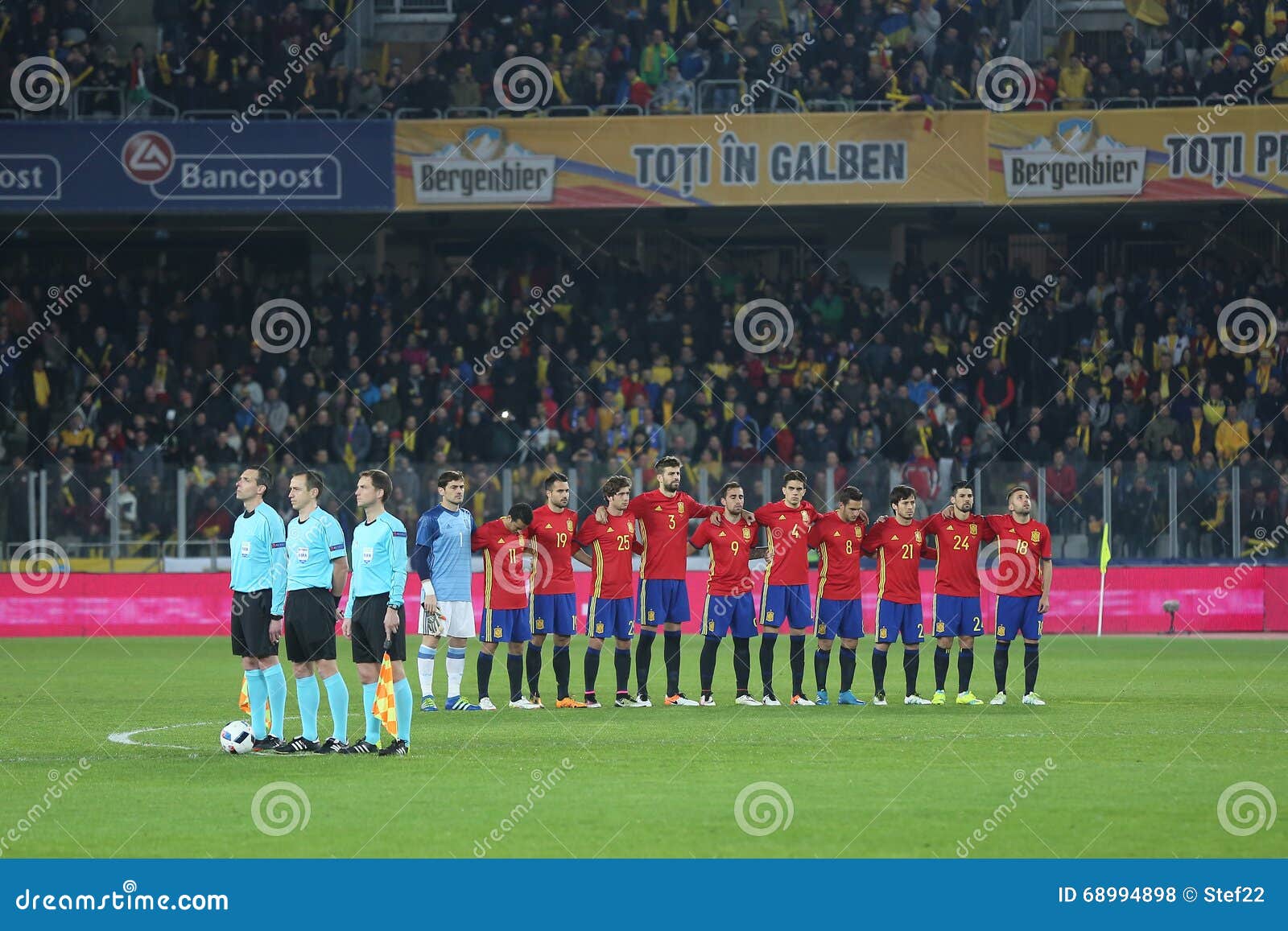 Espanha - Equipa De Futebol Nacional Foto de Stock Editorial - Imagem ...