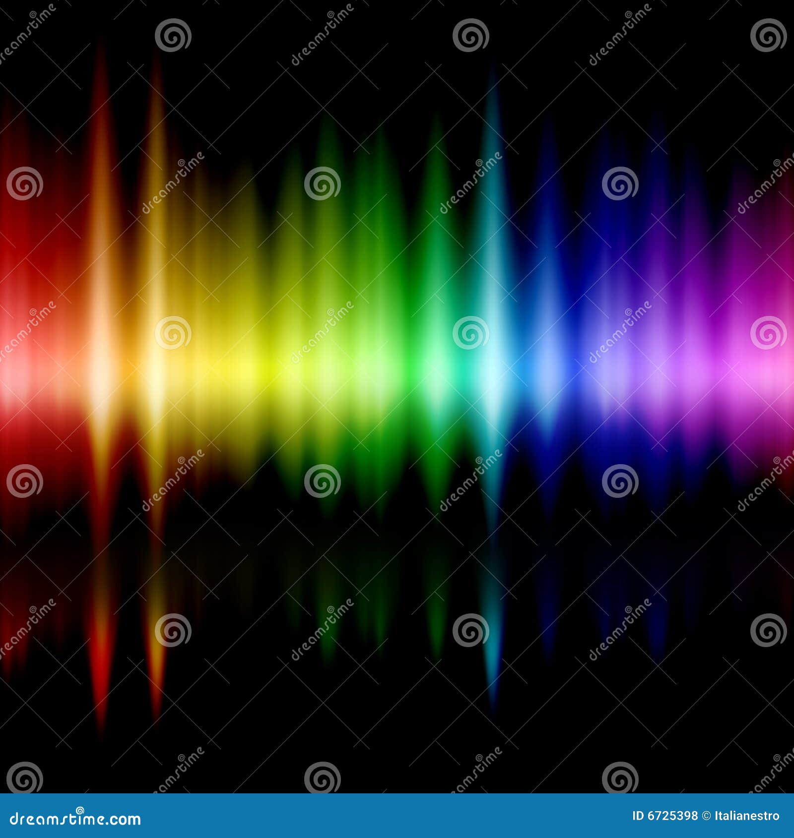 Espectro de colores stock de ilustración. Ilustración de infrarrojo ...