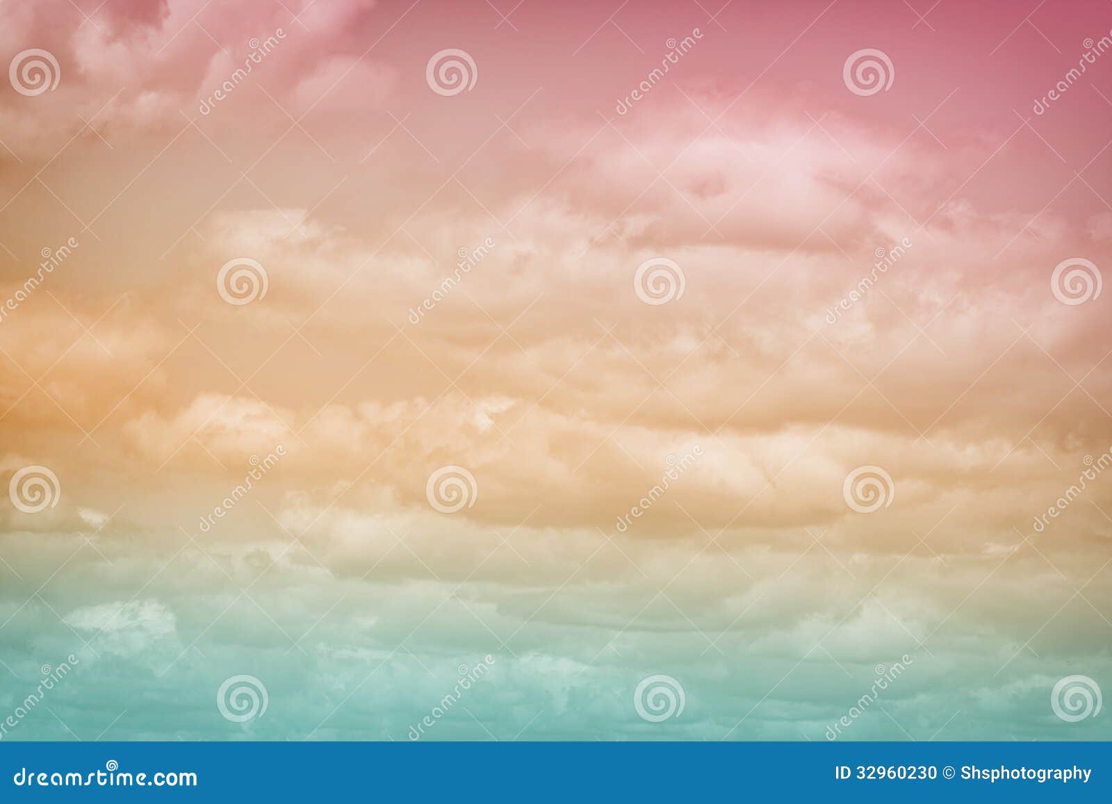 Espectro En Colores Pastel De Las Nubes 2 Foto de archivo - Imagen de ...