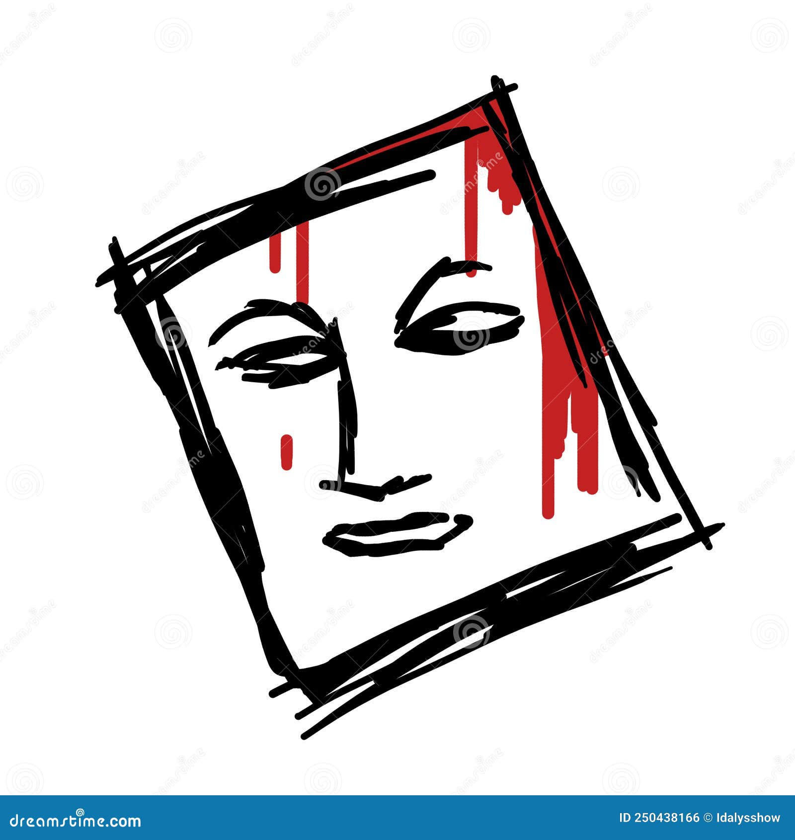 Espelho De Horror Da Vaidade Foto de Stock - Imagem de psicopata ...