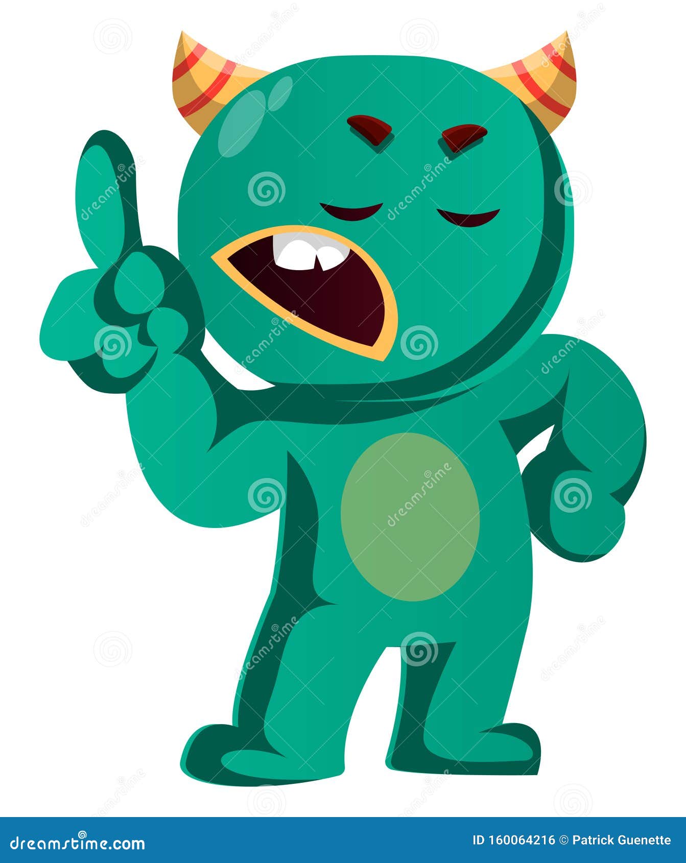 Espera Un Monstruo Verde Del Minuto Está Gestando La Ilustración ... Espera Un Monstruo Verde Del Minuto Está Gestando La Ilustración ...