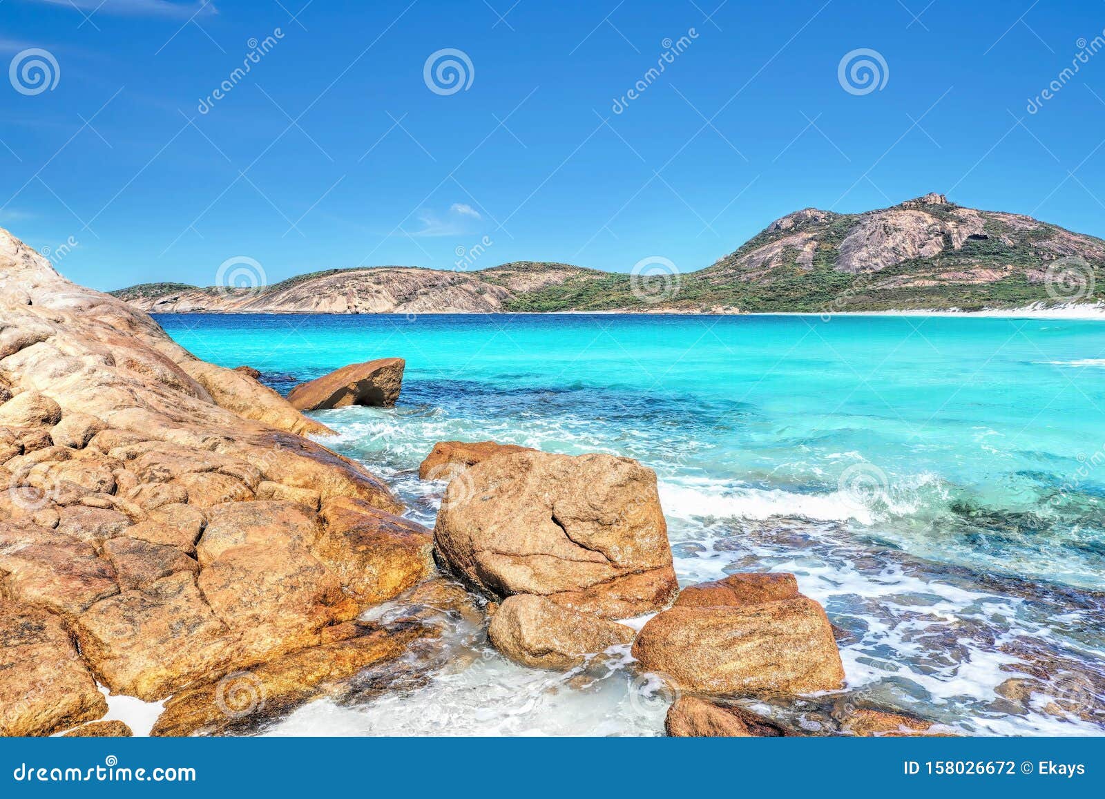 Esperance in Western Australia Aerial View of Beach Stock Photo - Image ...