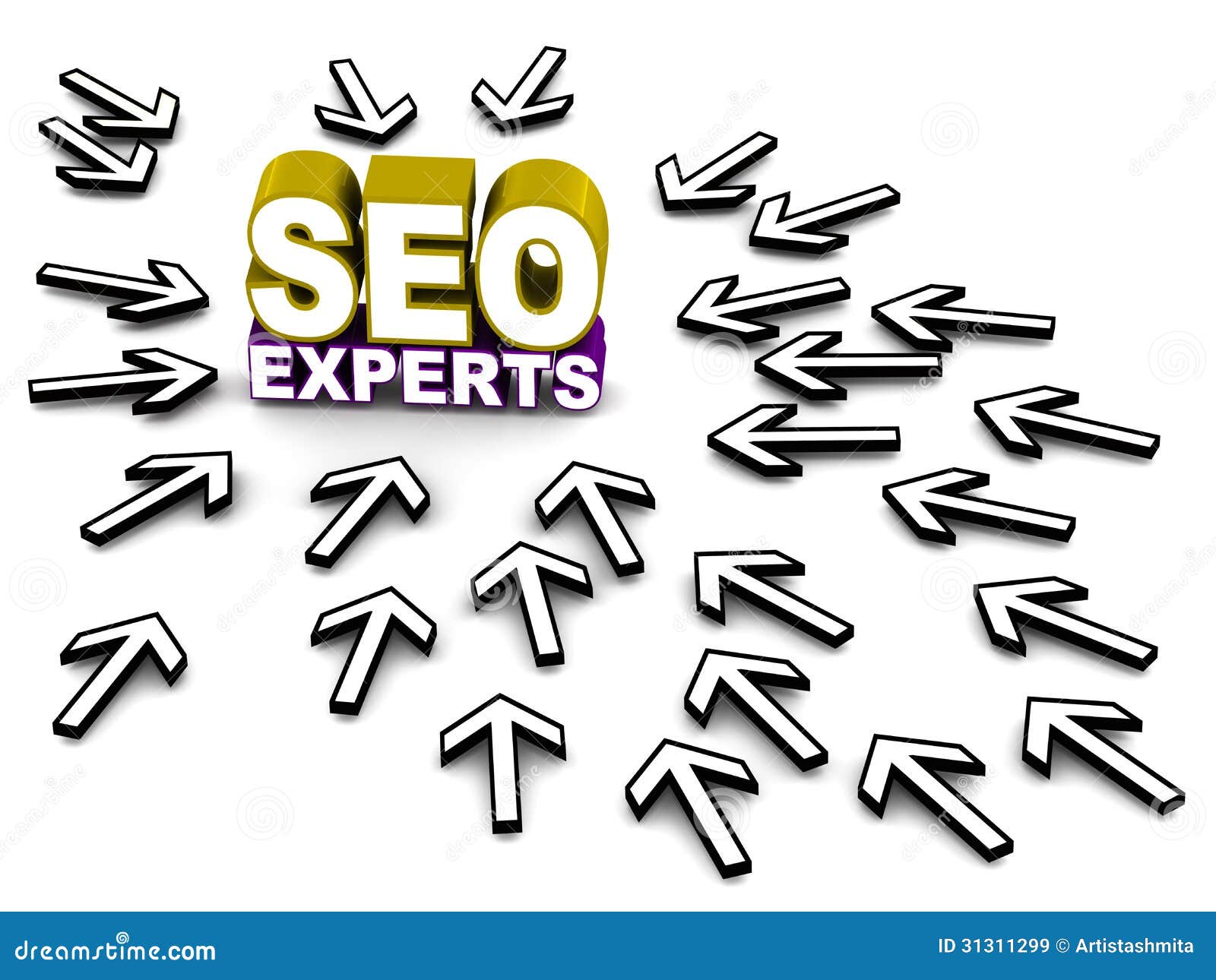 Esperti in Seo illustrazione di stock. Illustrazione di attraggasi ...