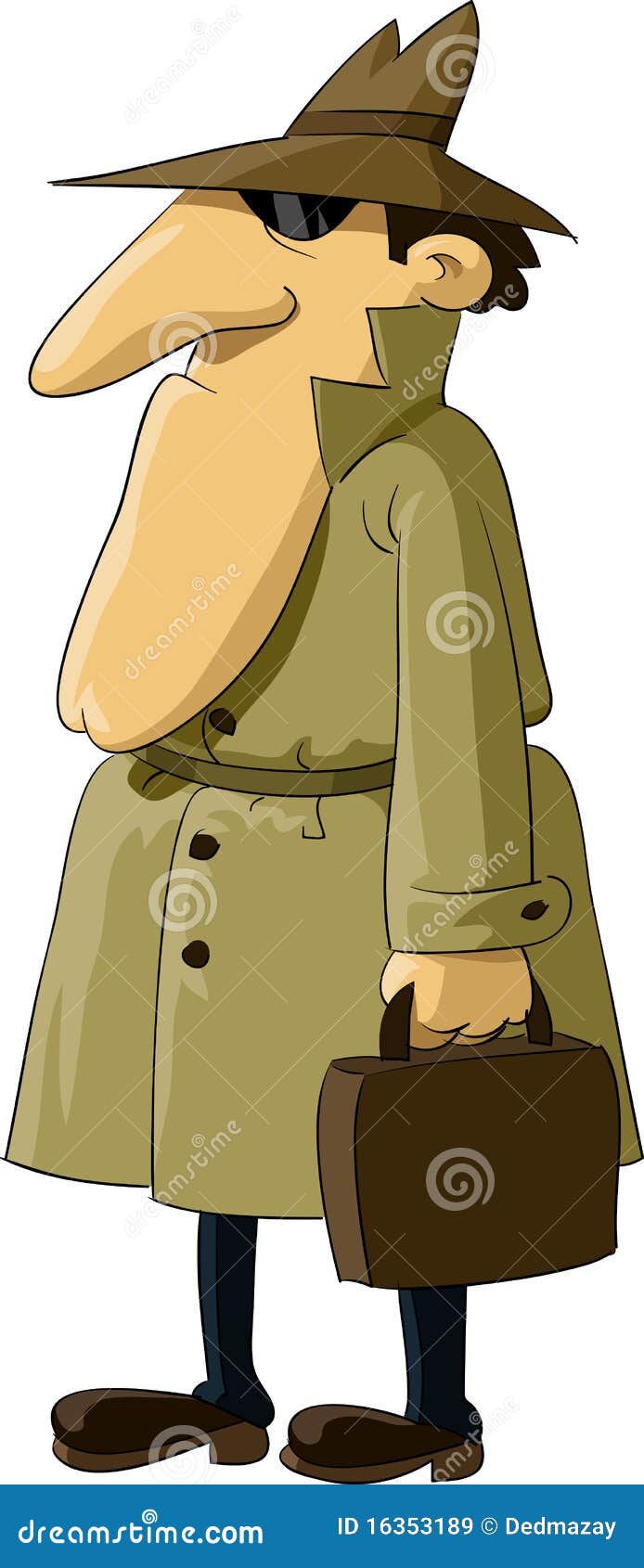 Espion illustration de vecteur. Illustration du peinture - 16353189