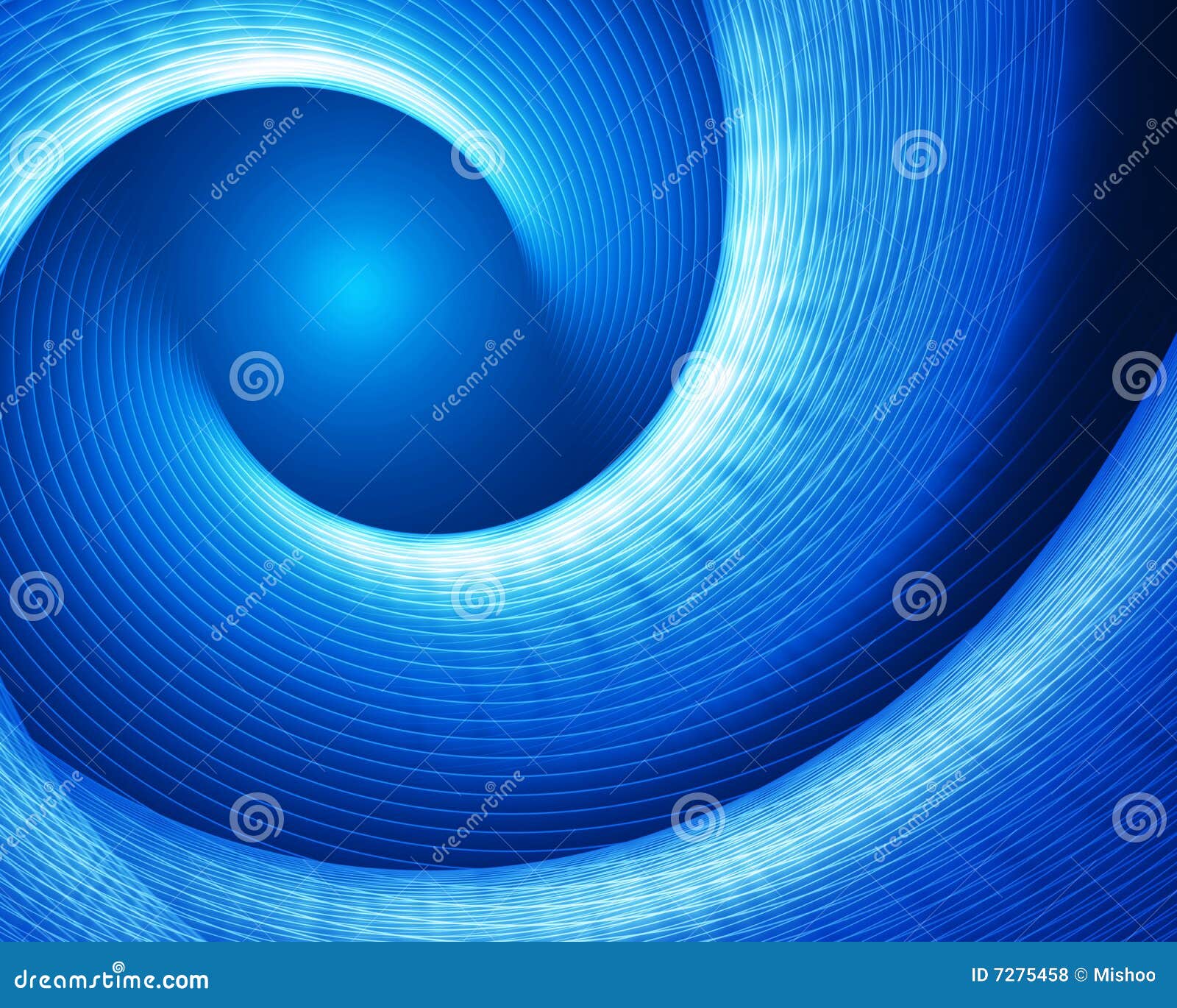Espiral azul stock de ilustración. Ilustración de contexto - 7275458