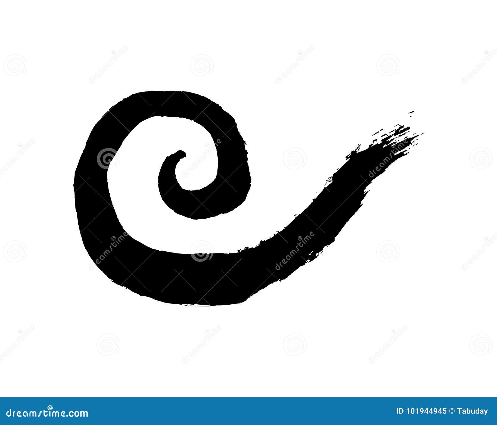 Espiral Del Este Del Enso Del Símbolo Ilustración del Vector ...