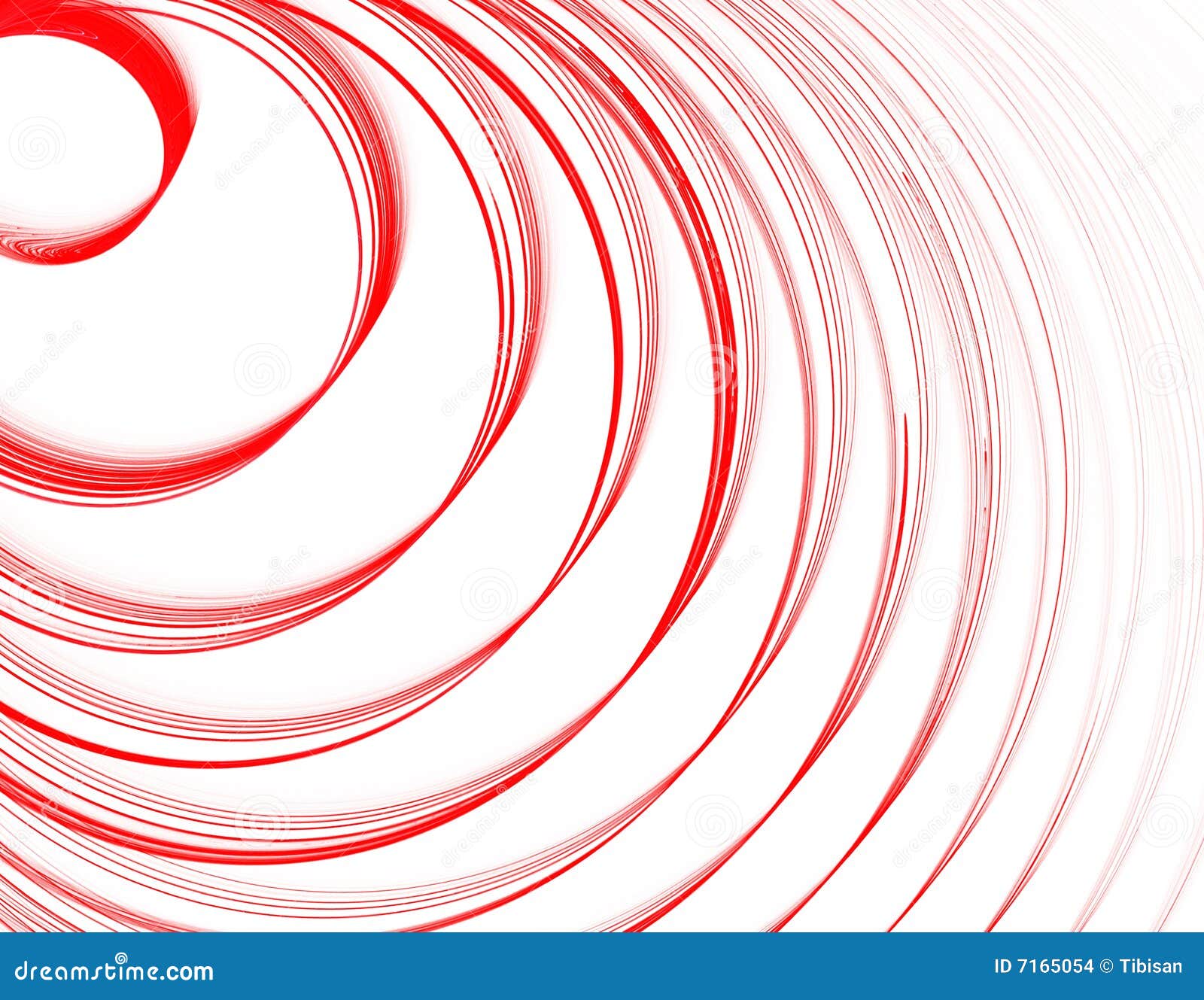 Espirales rojos stock de ilustración. Ilustración de rojo - 7165054