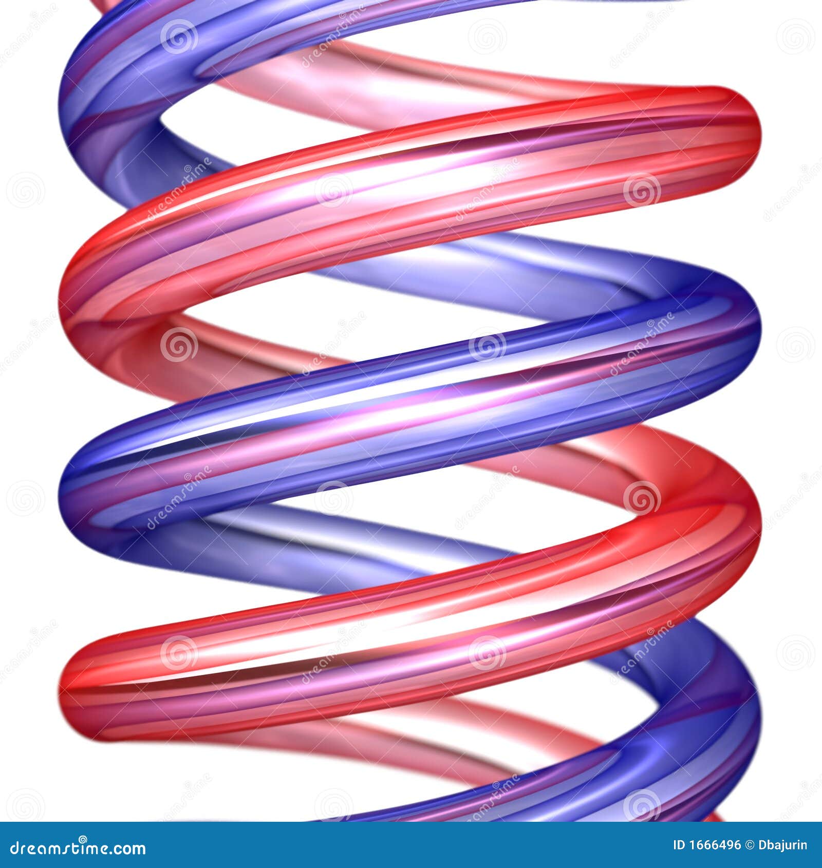 Espirales Rojos Y Azules Verticales Stock de ilustración - Ilustración ...