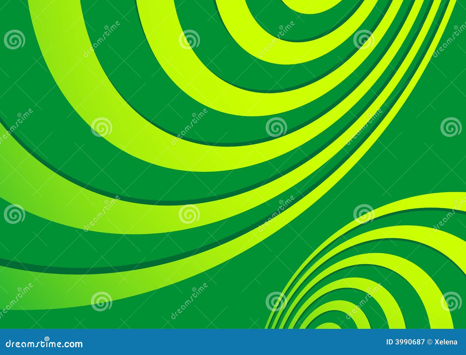 Espirales Verdes Abstractos Ilustración del Vector - Ilustración de ...