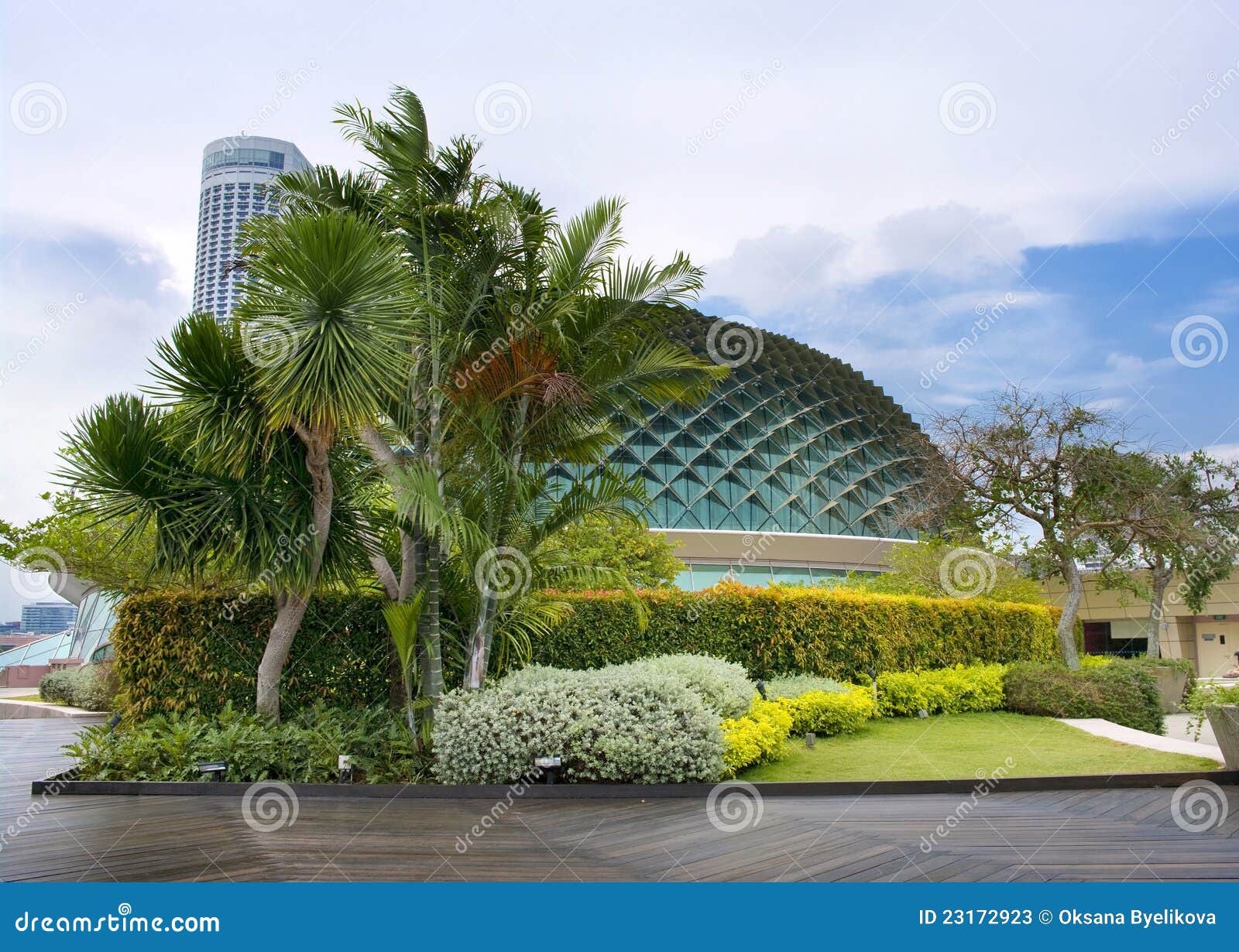 Esplanade concert hall stock image. Image of background - 23172923