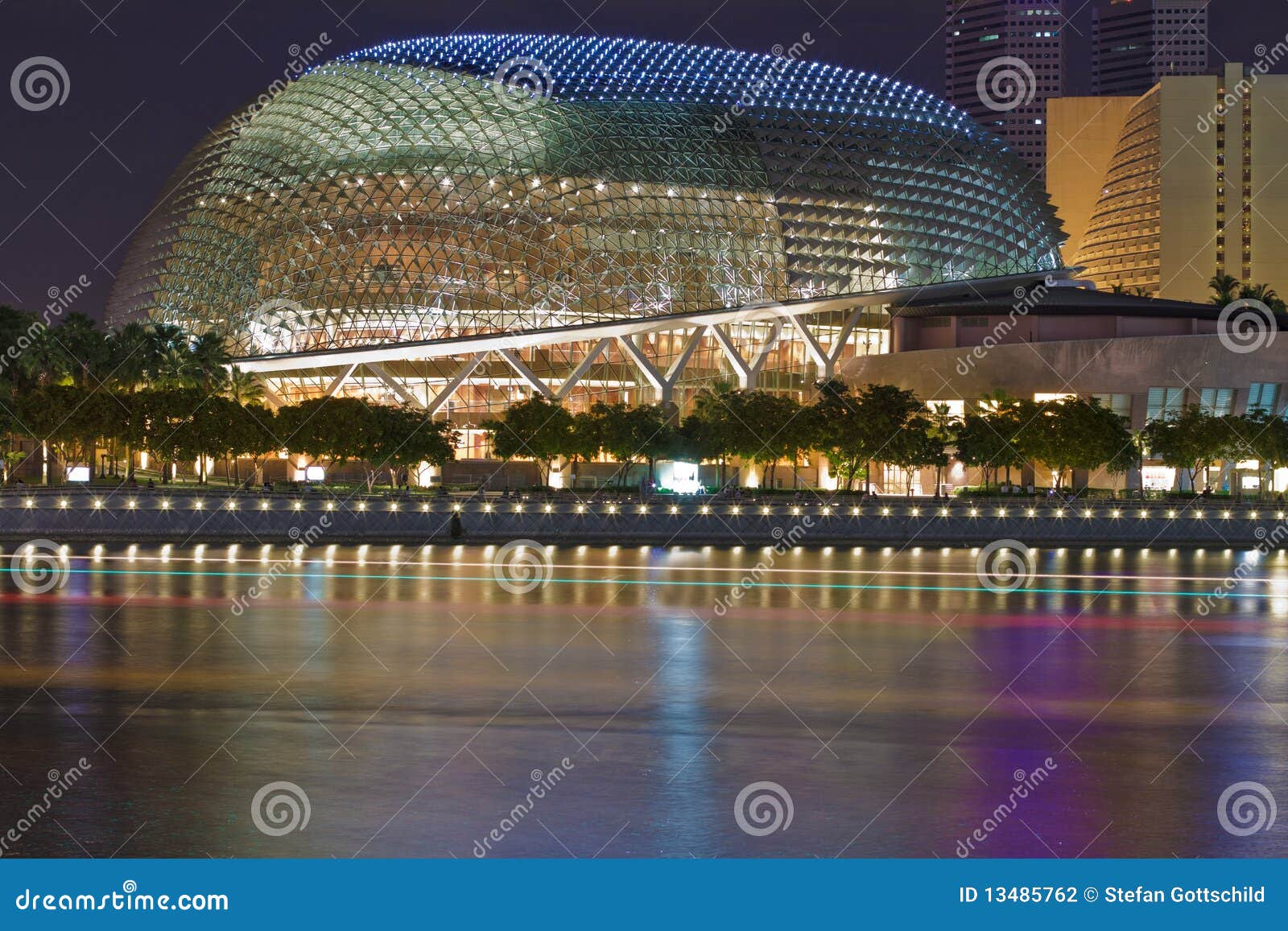 Esplanade Dome stock photo. Image of architecture, city - 13485762