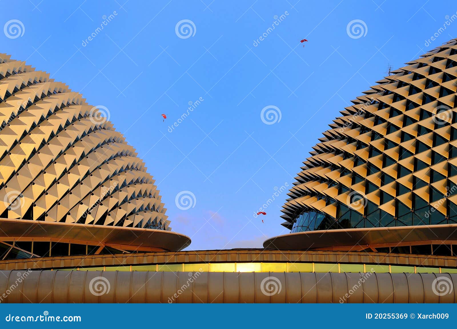 The Esplanade Singapore stock image. Image of aluminum - 20255369
