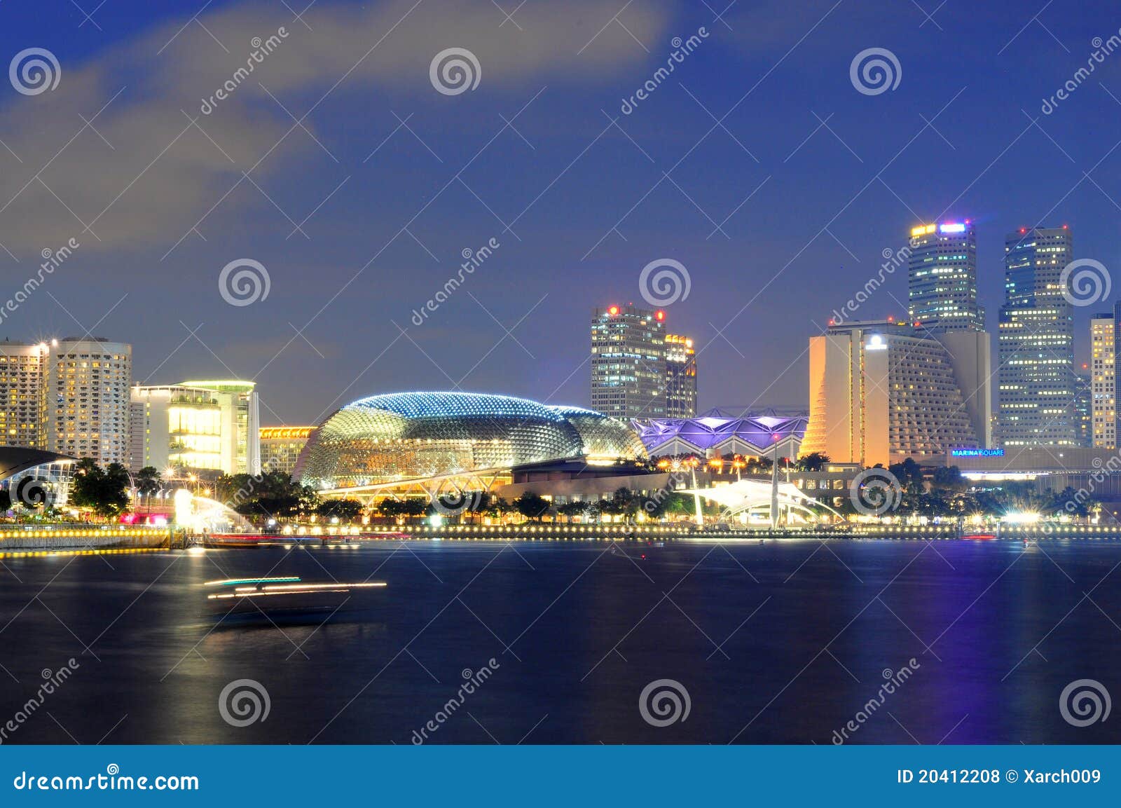 The Esplanade Singapore stock photo. Image of modern - 20412208
