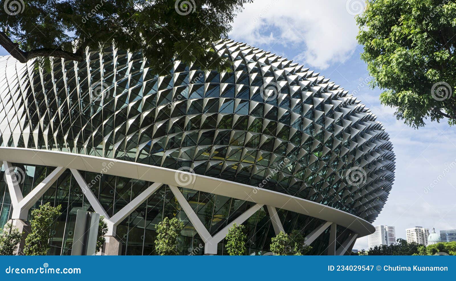 Esplanade Singapore Modern Architecture Asia Editorial Photography ...