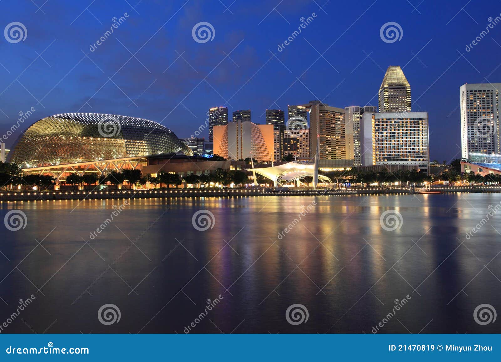 Esplanade Theater stock image. Image of executive, holiday - 21470819
