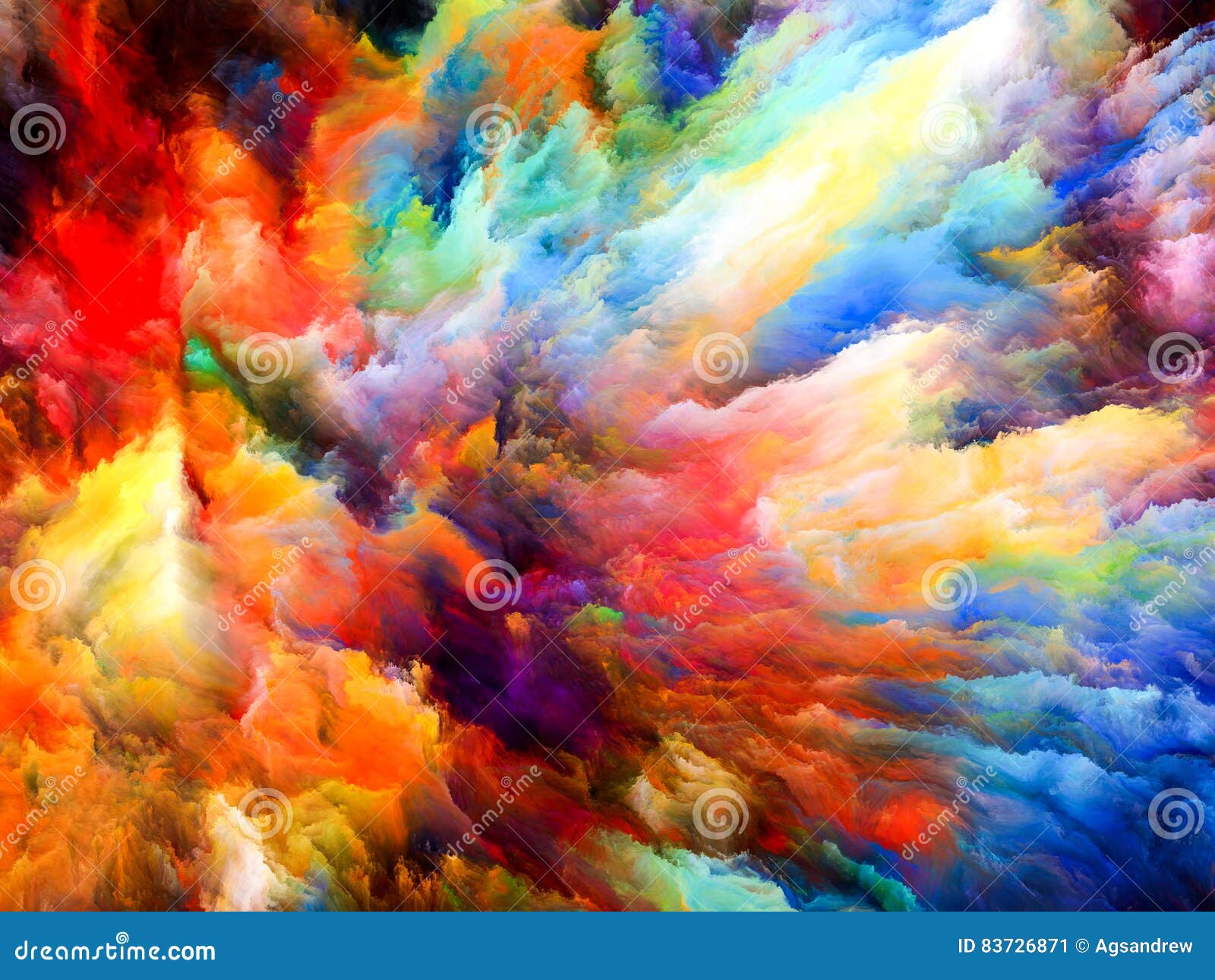 Esplosione di colore illustrazione di stock. Illustrazione di ...