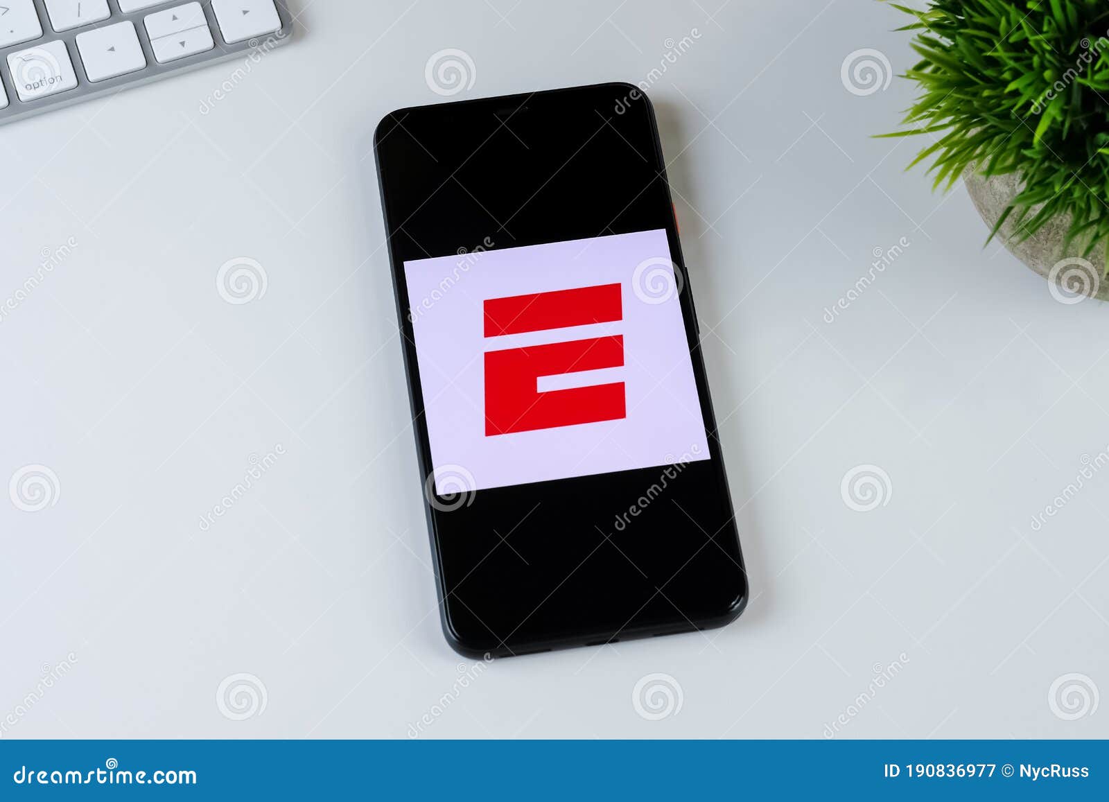 ESPN App Logo on a Smartphone Screen. Editorial Photography - Image of ...