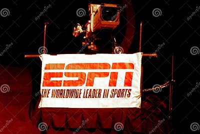 ESPN Television Camera editorial stock image. Image of match - 24127364