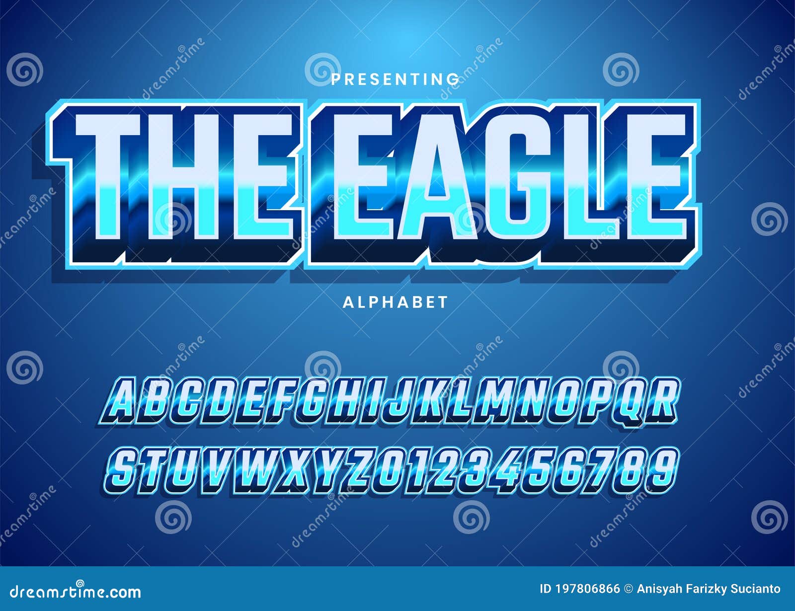 Esport Text Effect Alphabet Typography for Gamer or Streamer Stock ...
