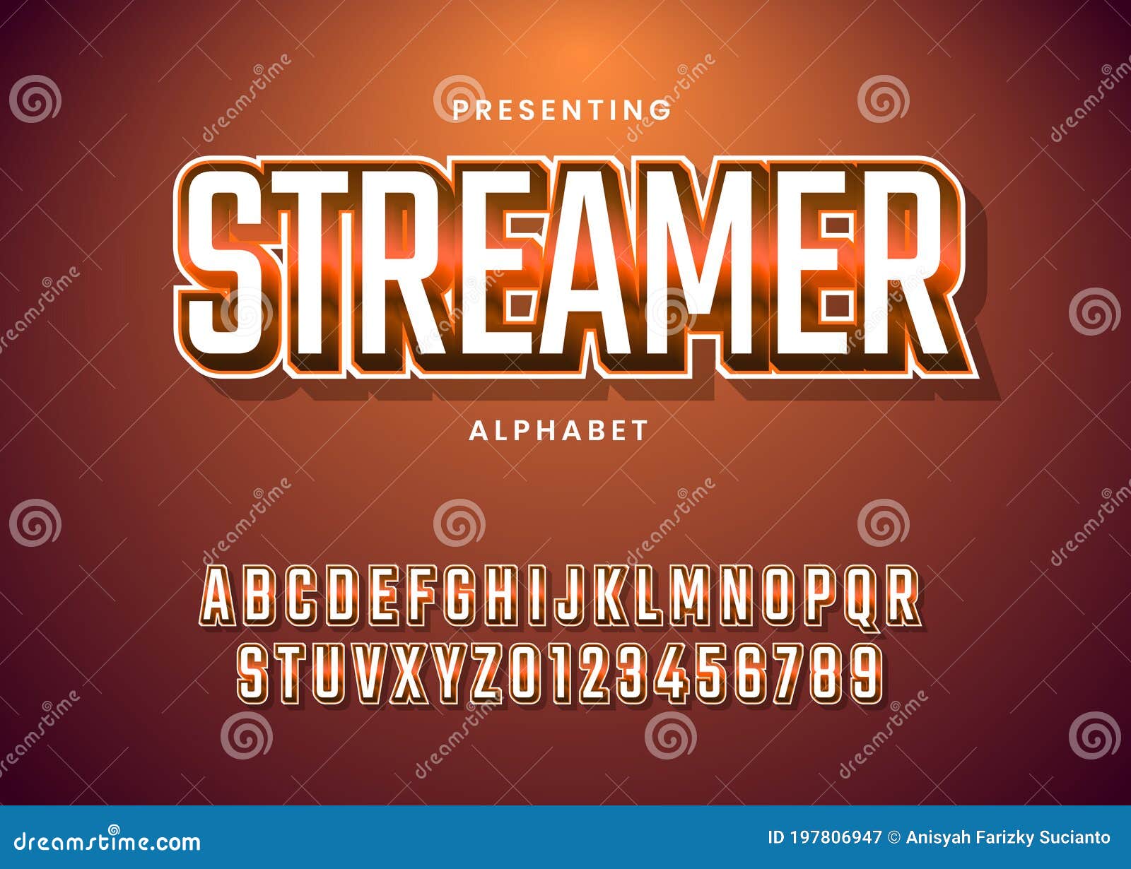 Esport Text Effect Alphabet Typography for Gamer or Streamer Stock ...