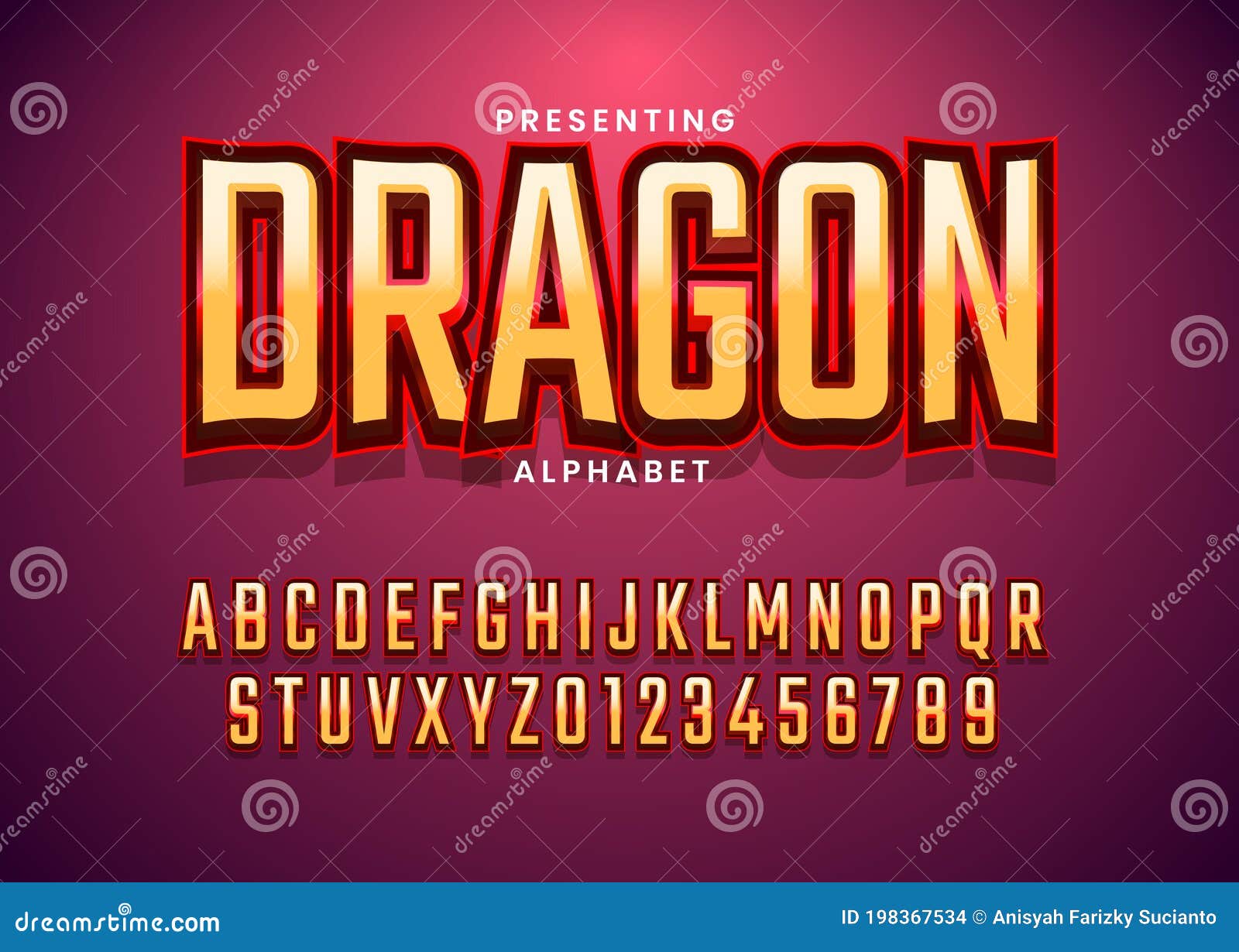 Esport Text Effect Alphabet Typography for Gamer Stock Vector ...