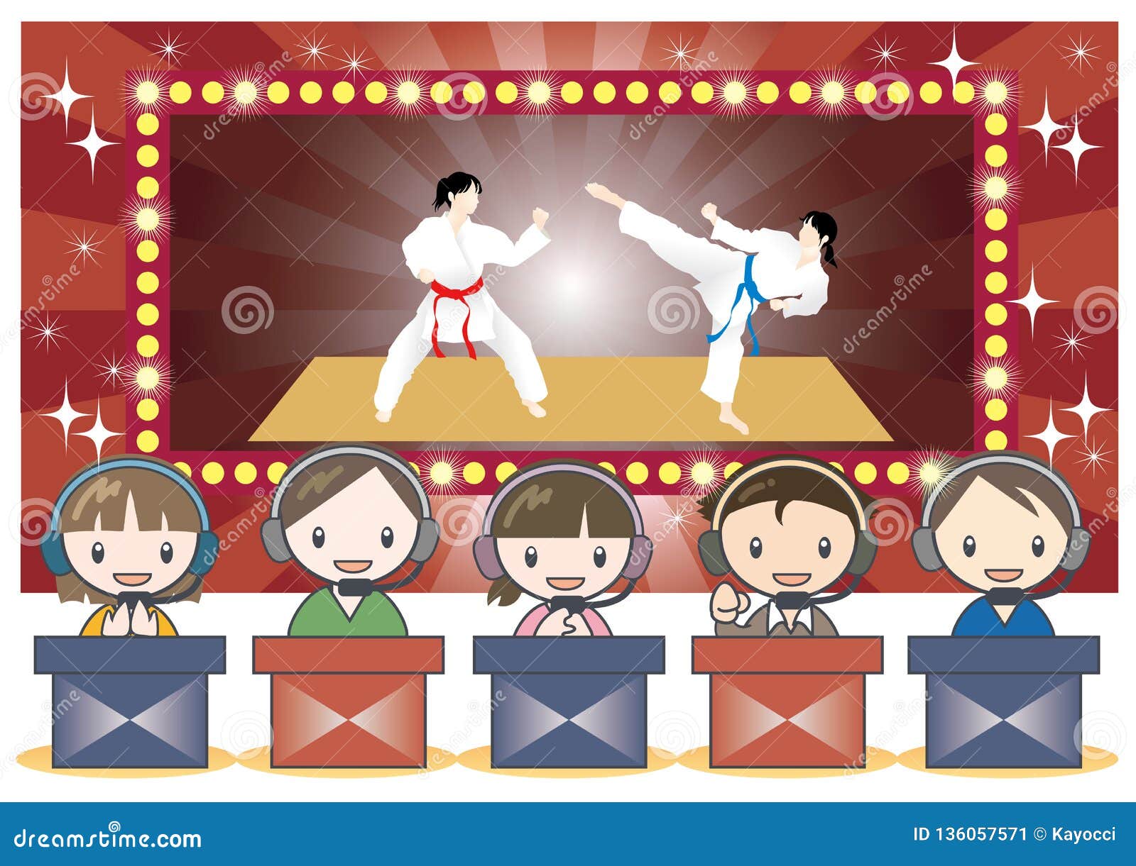 E-Sports Battle Scene Image - Fighting Stock Vector - Illustration of ...