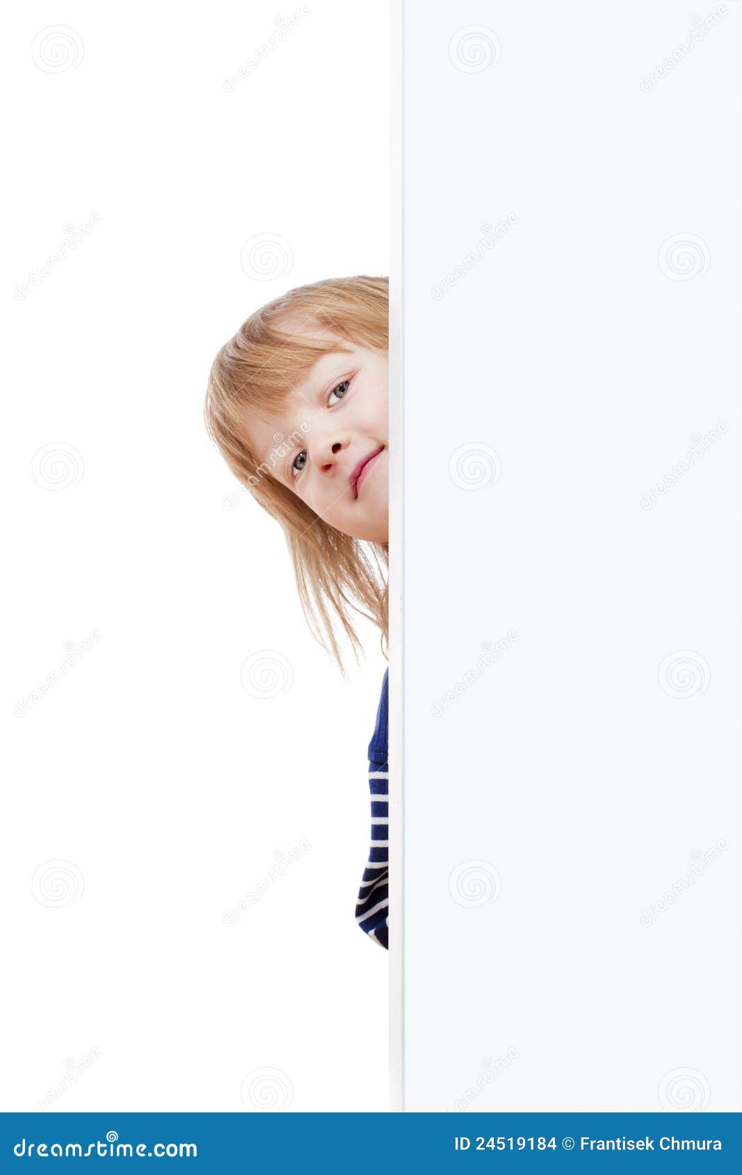 Espreitar do menino foto de stock. Imagem de retrato - 24519184