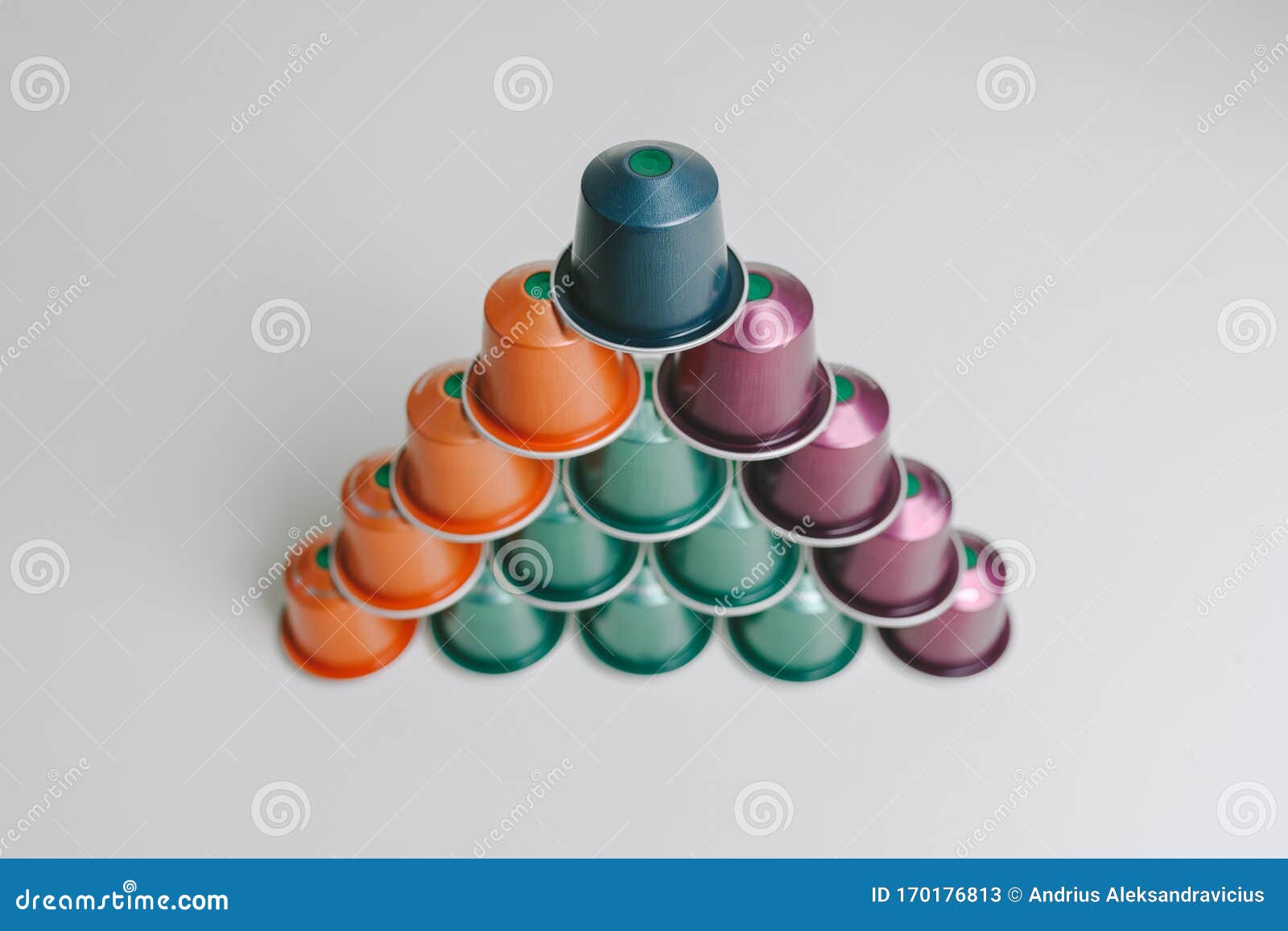 Espresso coffee capsules stock image. Image of capsules - 170176813
