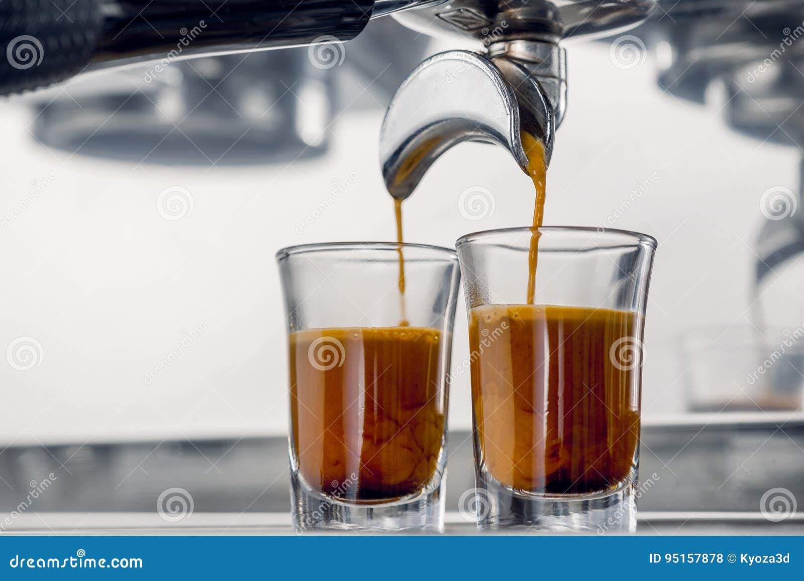 Espresso coffee shot stock photo. Image of maker, design - 95157878