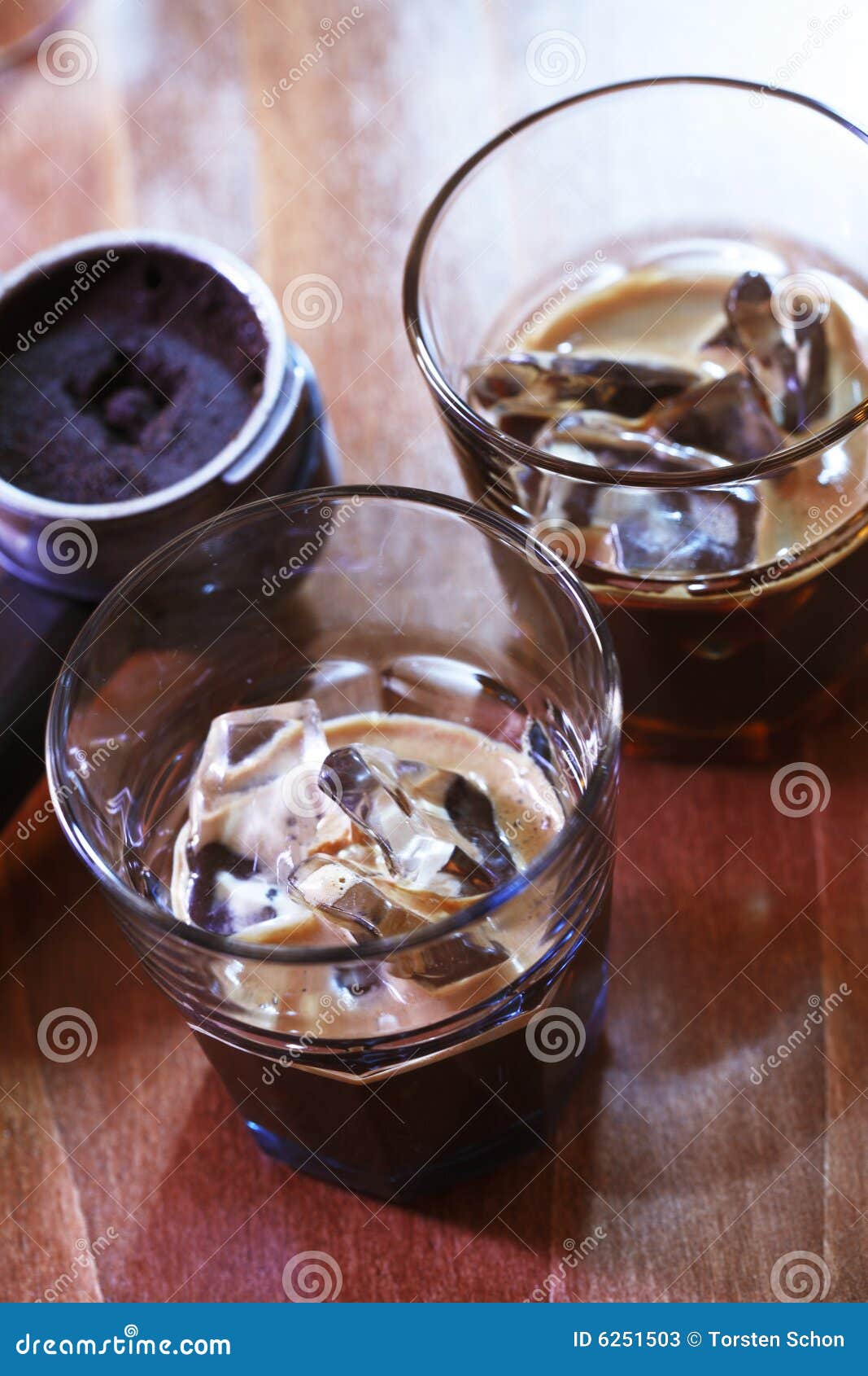 Espresso on ice stock image. Image of specialtity, shot - 6251503